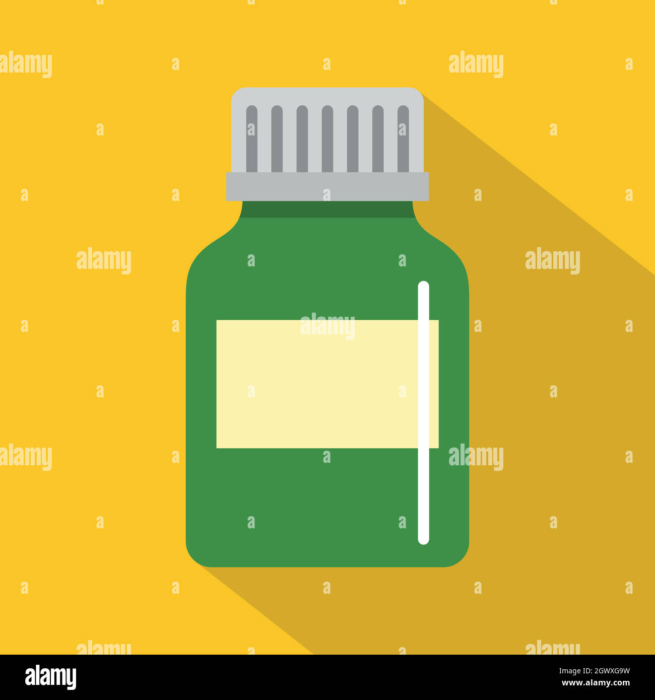 Flat chemical bottle Stock Vector Images - Alamy