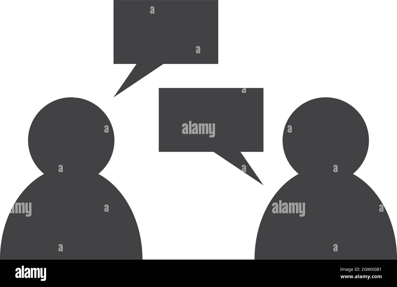 User and speech bubble logo business template Stock Vector Image & Art ...