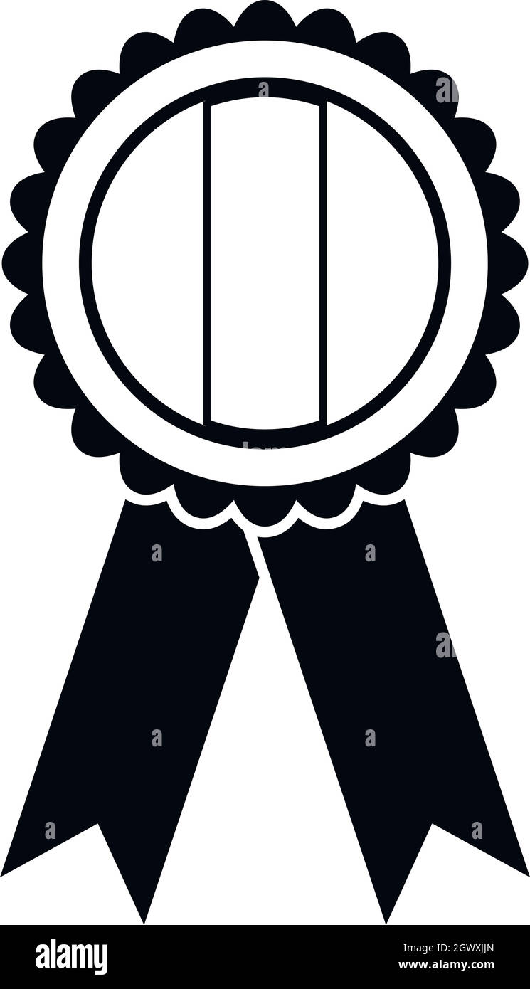 Rosette icon, simple style Stock Vector Image & Art - Alamy