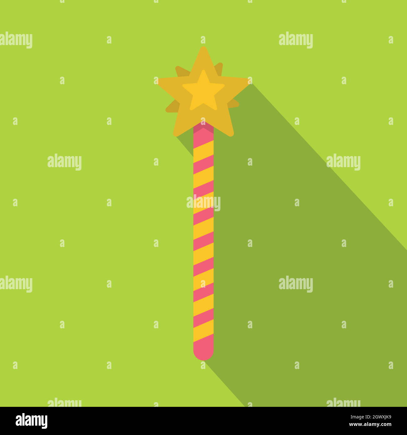 Wand magic color icon Stock Vector Images - Alamy