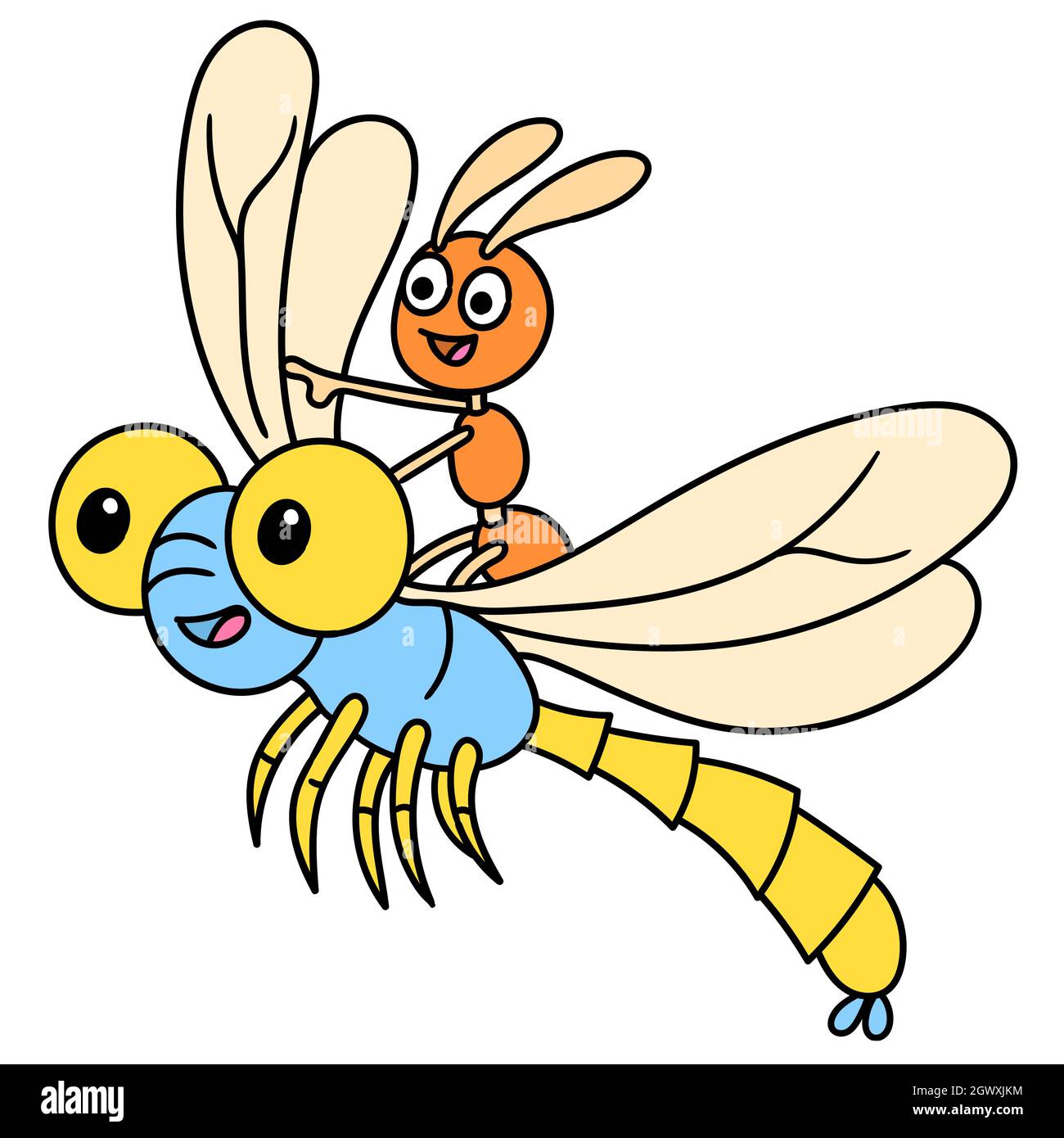 Ants flying Stock Vector Images - Alamy