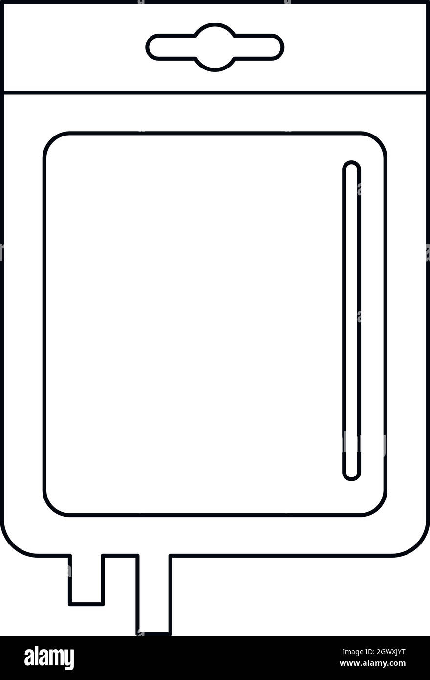 Blood glucose icon black Stock Vector Images - Alamy