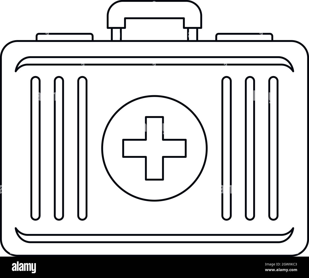 Doctor box icon outline Stock Vector Images - Alamy