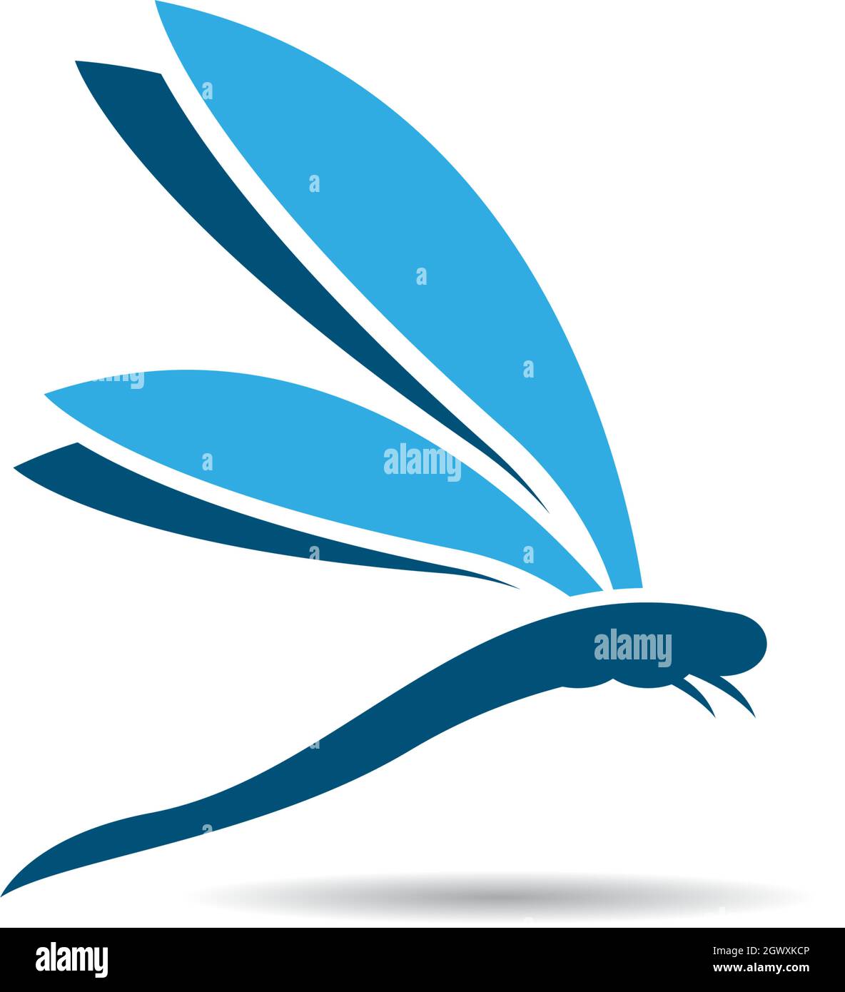Dragonfly logo vector template Stock Vector Image & Art - Alamy