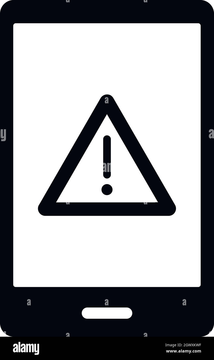 Not working phone icon, simple style Stock Vector Image & Art - Alamy