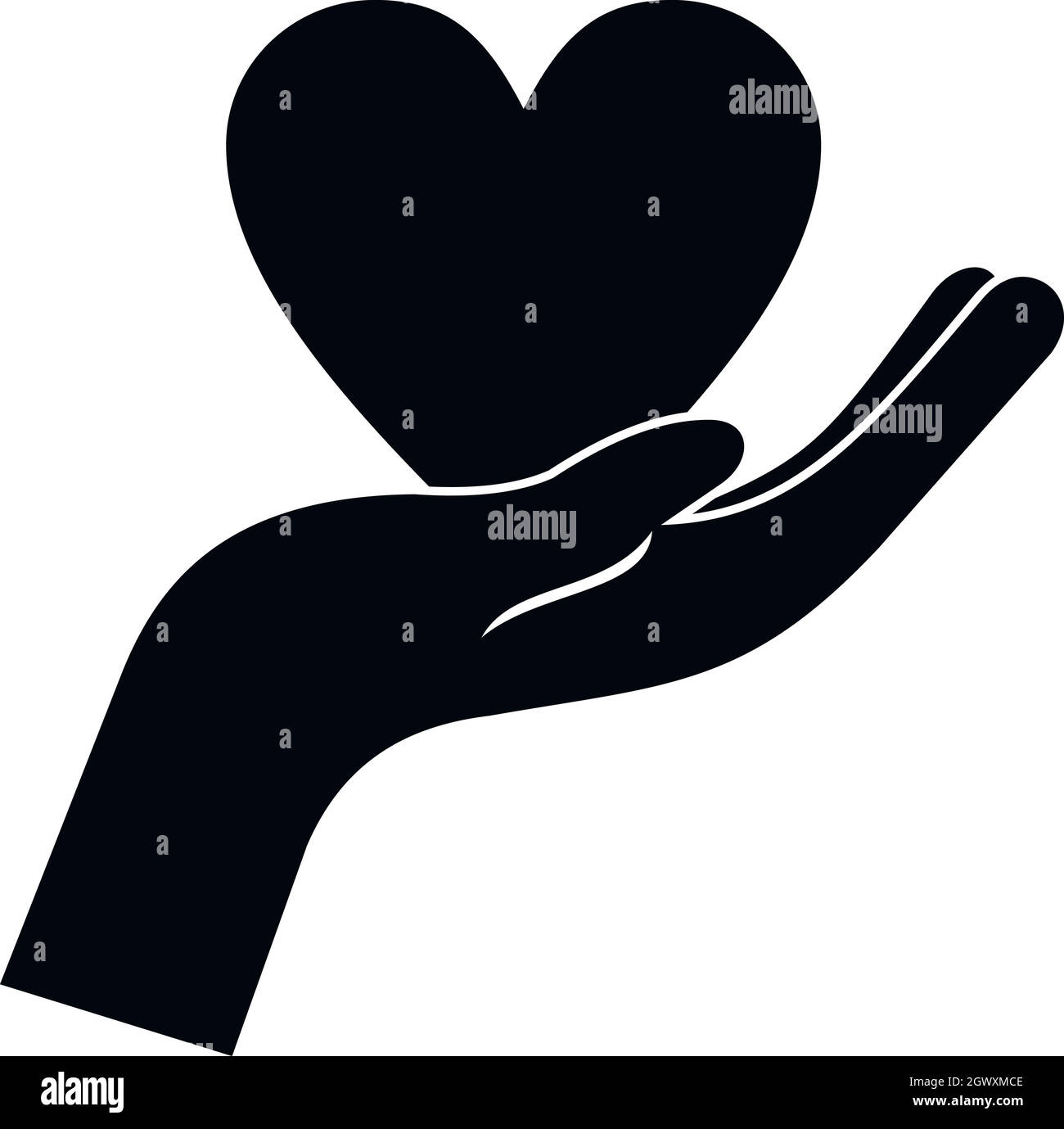 Romantic man holding hand Cut Out Stock Images & Pictures - Alamy