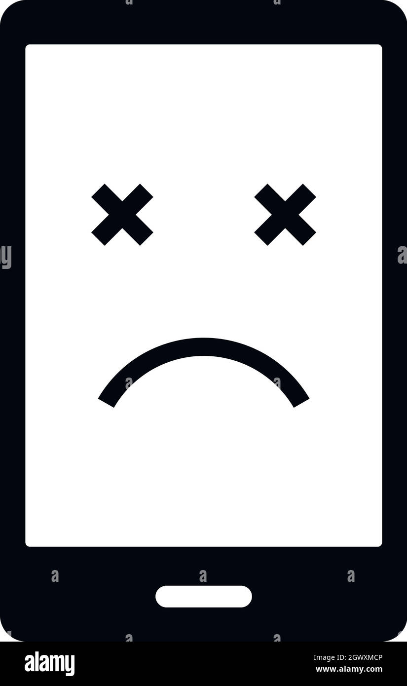 Dead phone icon, simple style Stock Vector Image & Art - Alamy