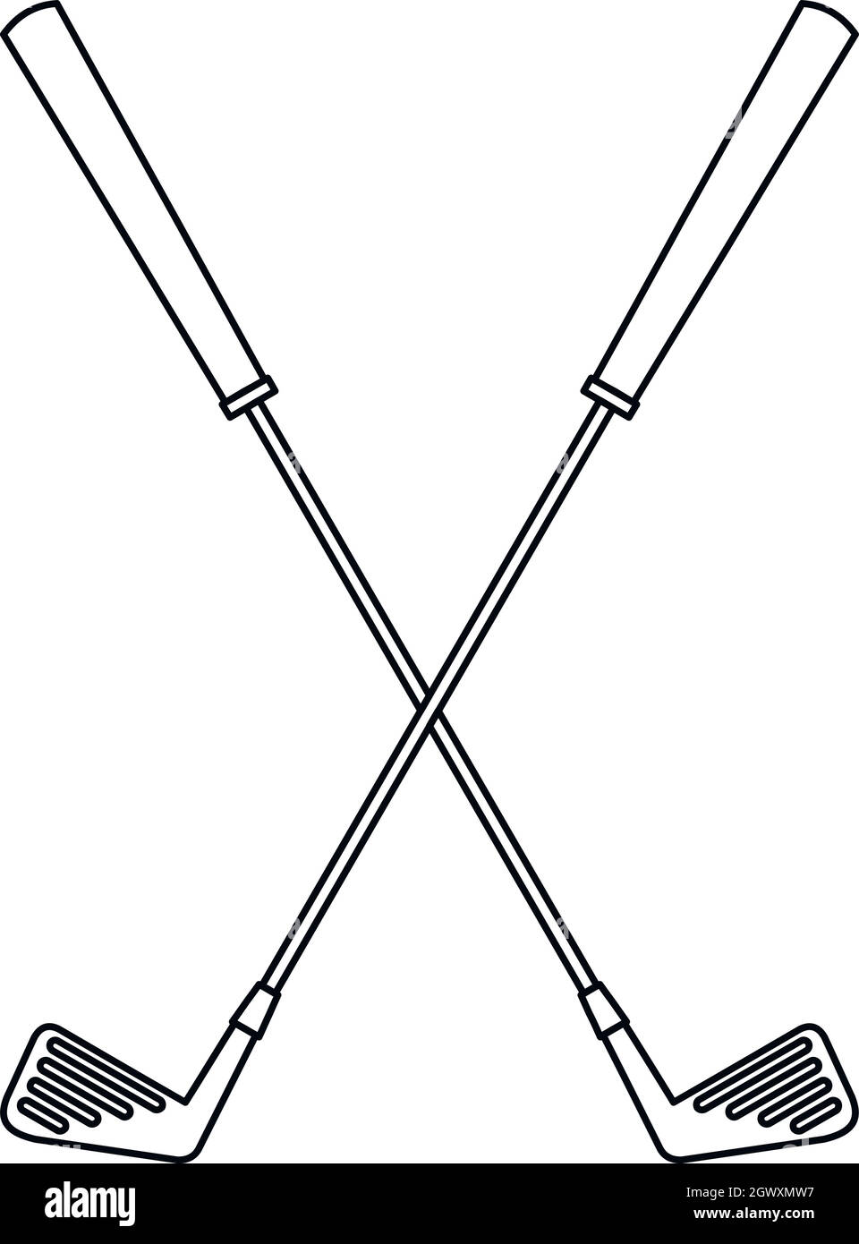 Golf fairway Stock Vector Images - Alamy