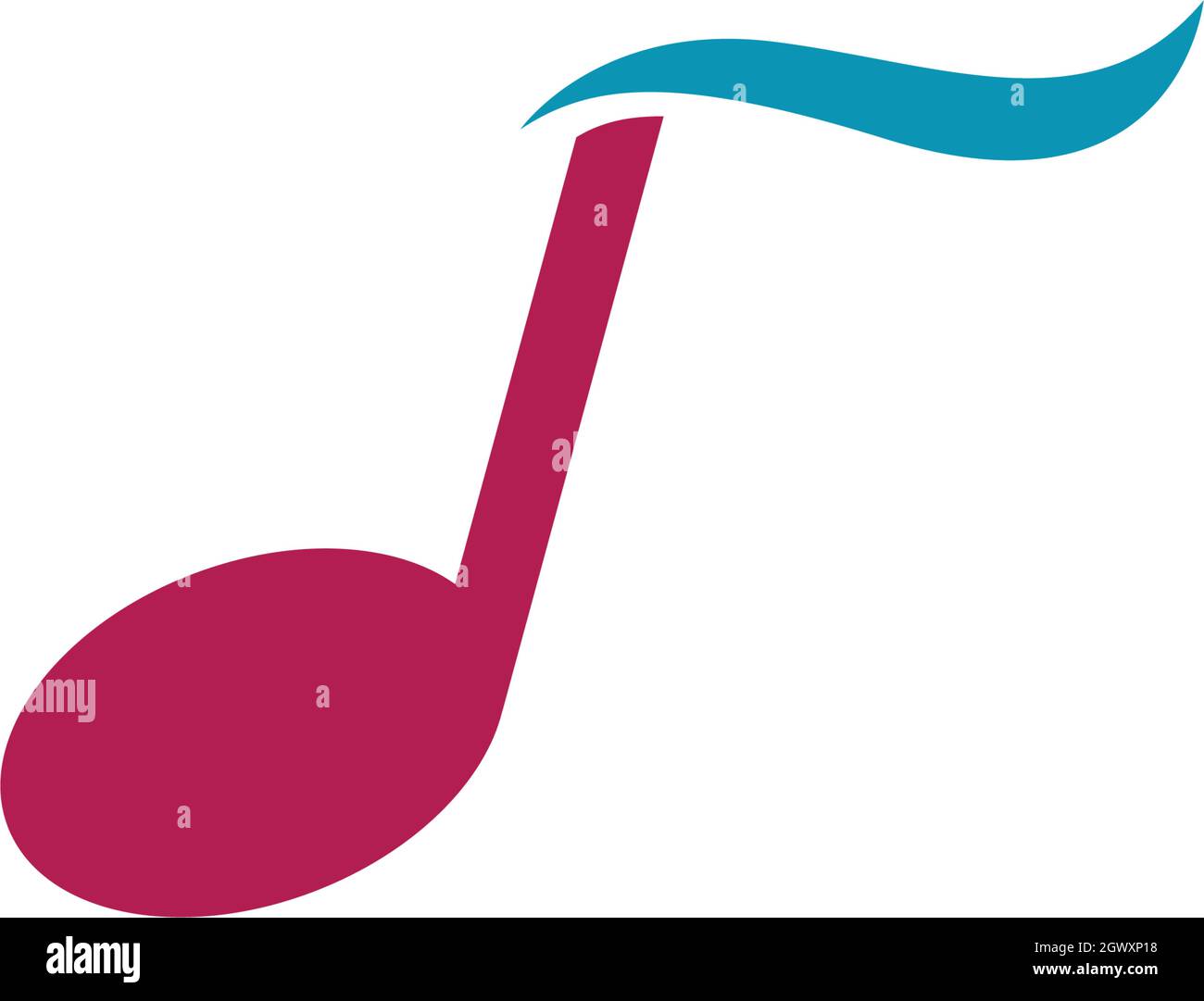 Music note Icon Vector Stock Vector Image & Art - Alamy