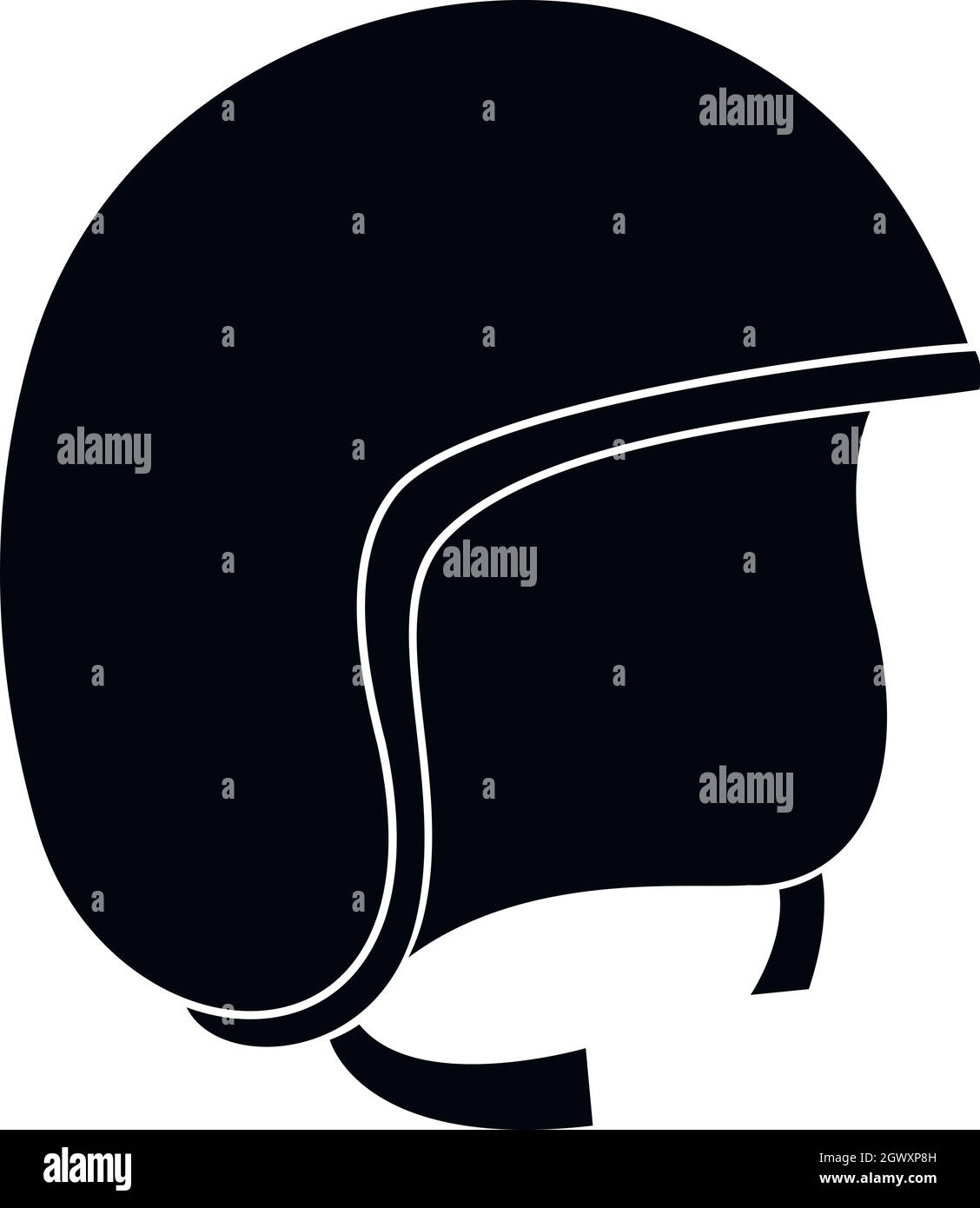 Racing helmet icon black Stock Vector Images - Alamy