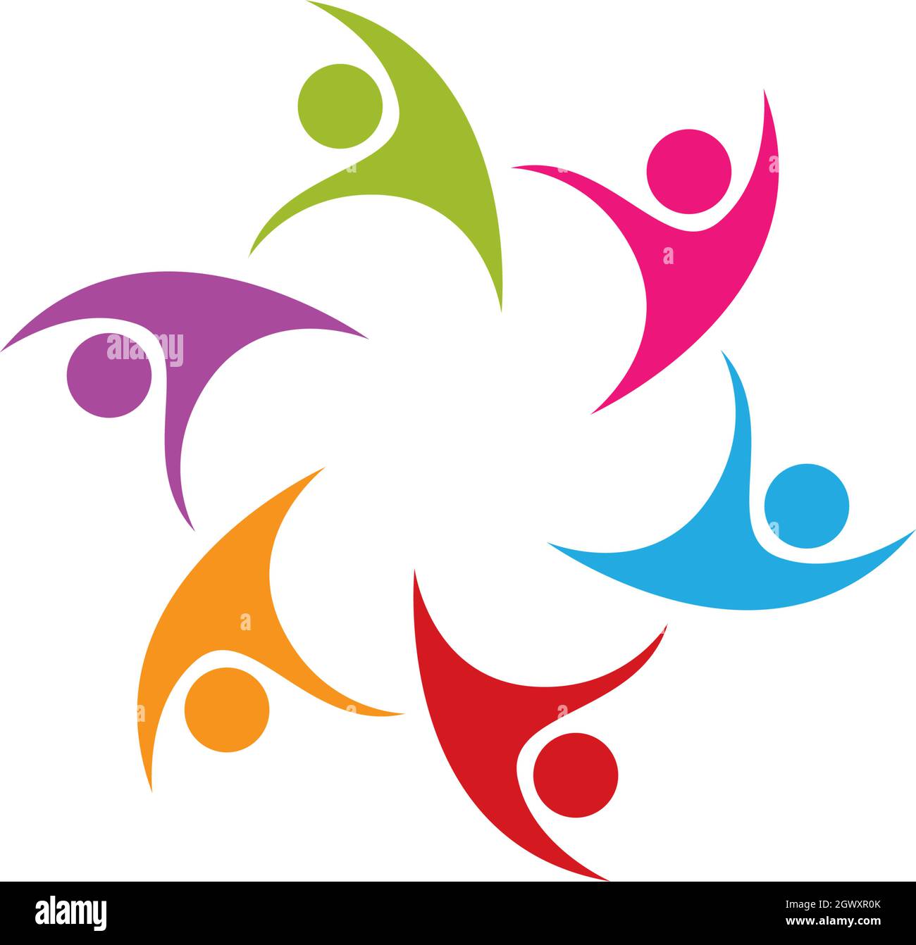 Leadership, success, and teamwork concept Stock Vector Image & Art - Alamy