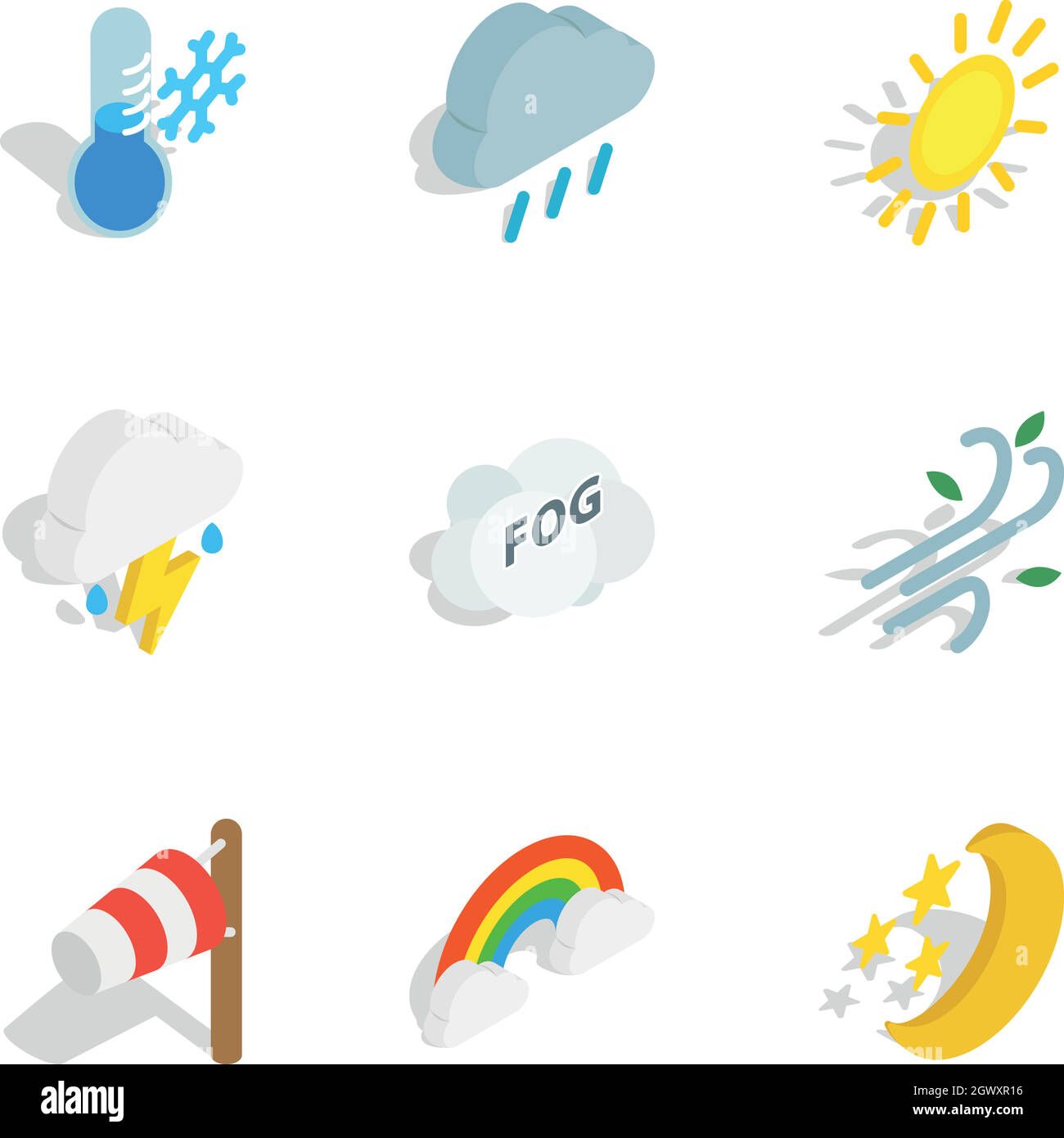 Forecast lightning Stock Vector Images - Alamy