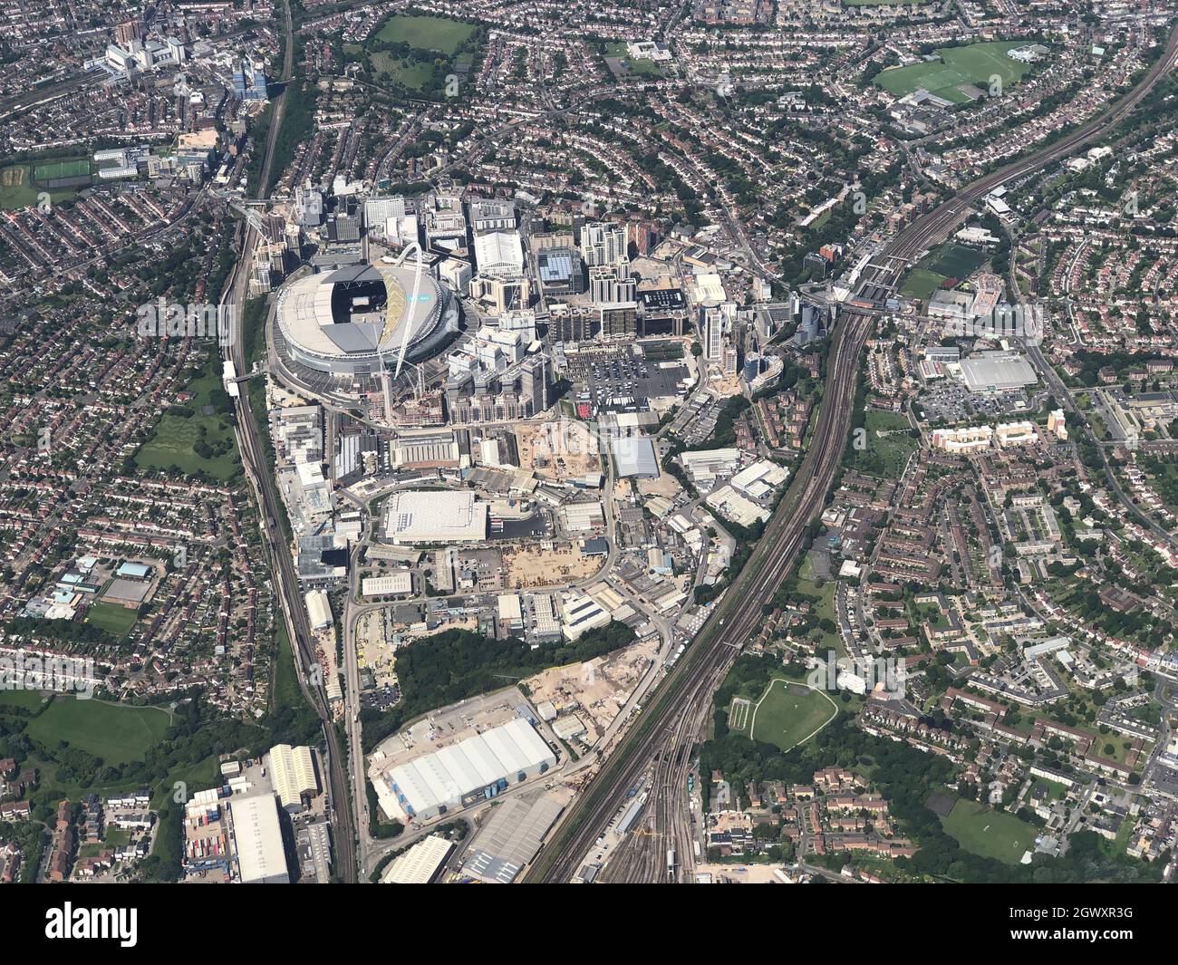 Map of wembley hi-res stock photography and images - Alamy
