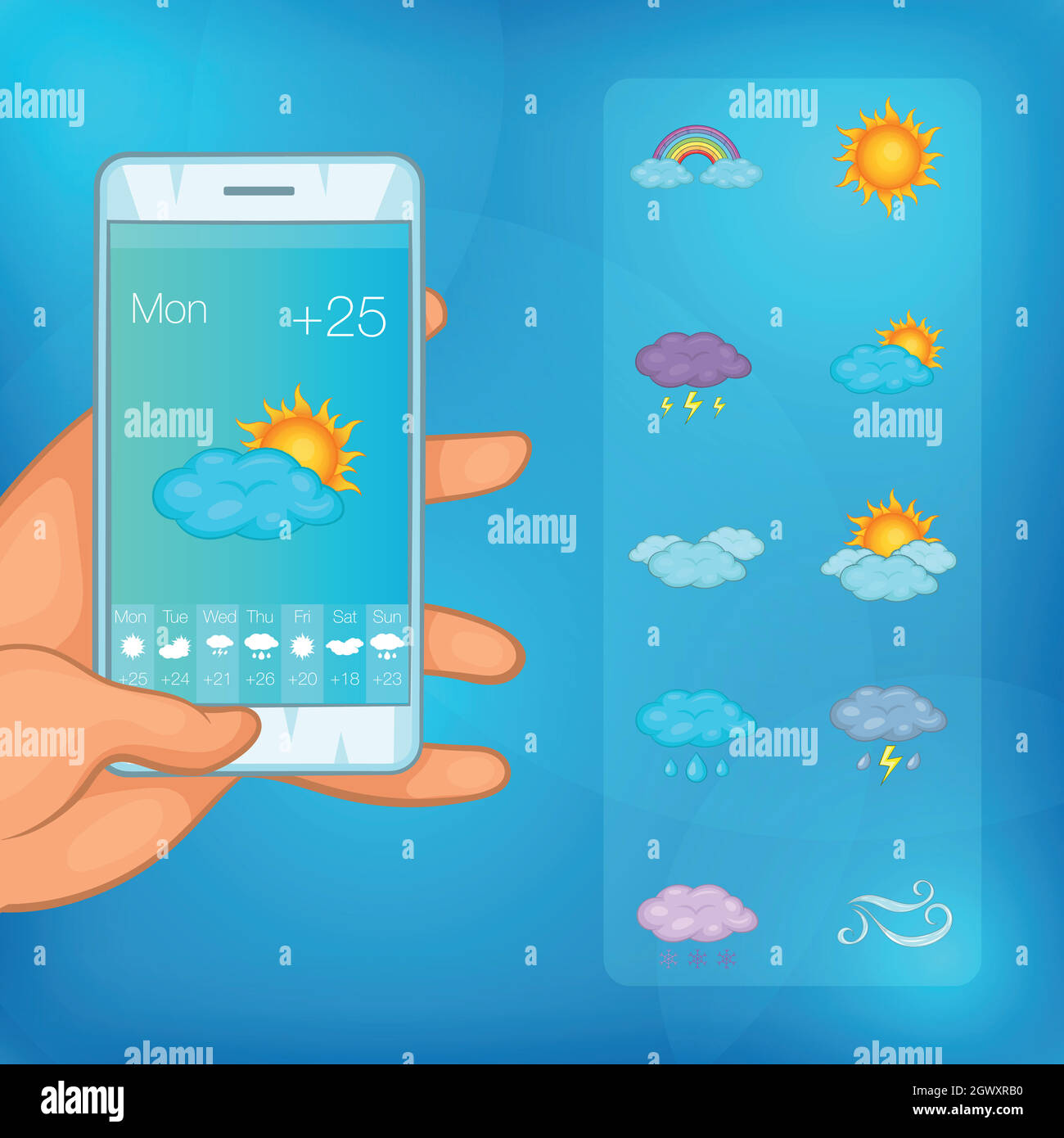 Weather chart wind hi-res stock photography and images - Alamy