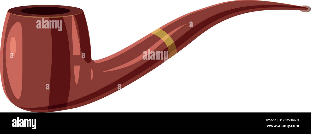 Smoking pipe icon, cartoon style Stock Vector Image & Art - Alamy
