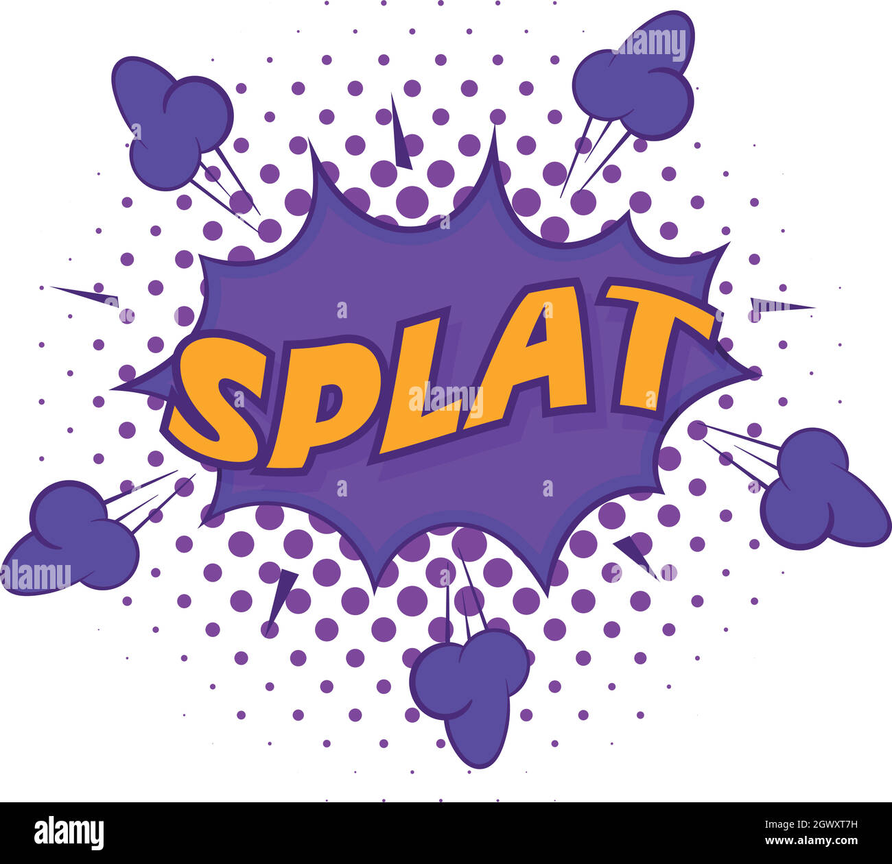 Splat vector Stock Vector Images - Alamy