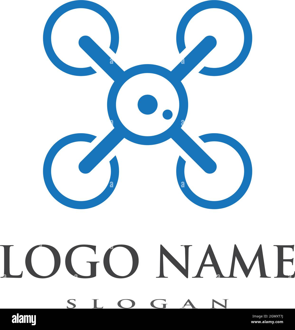 Drone logo vector template Stock Vector Image & Art - Alamy