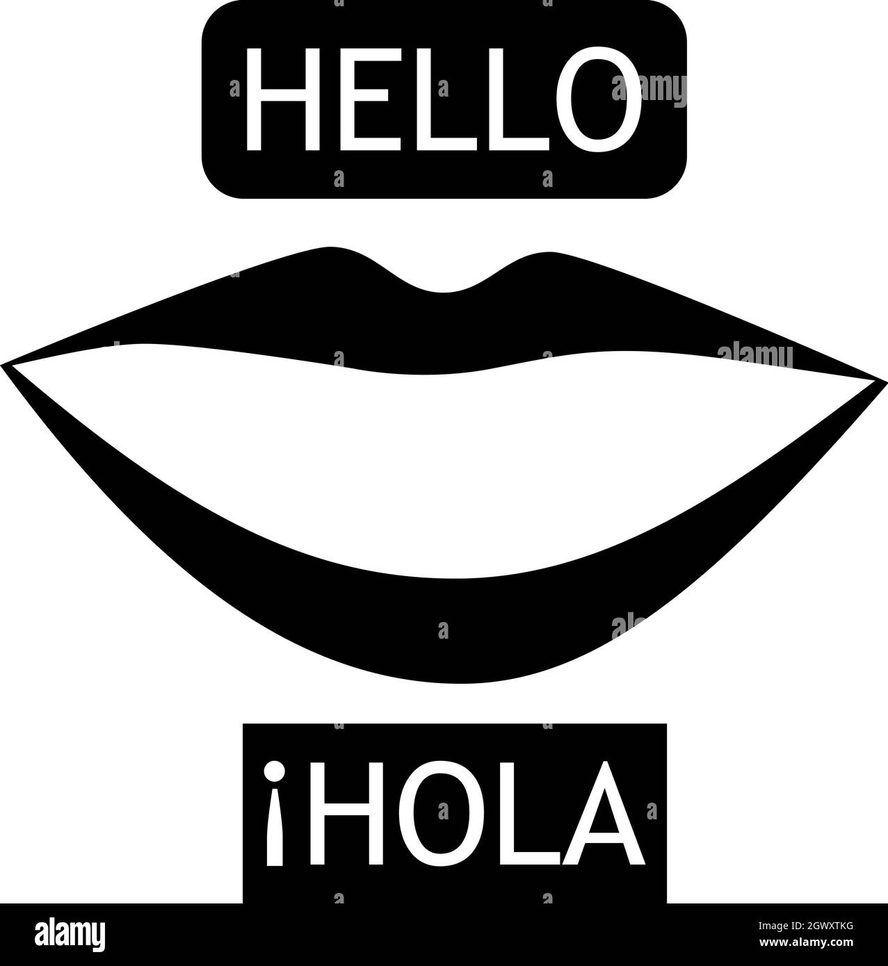 Speaking smile Black and White Stock Photos & Images - Alamy