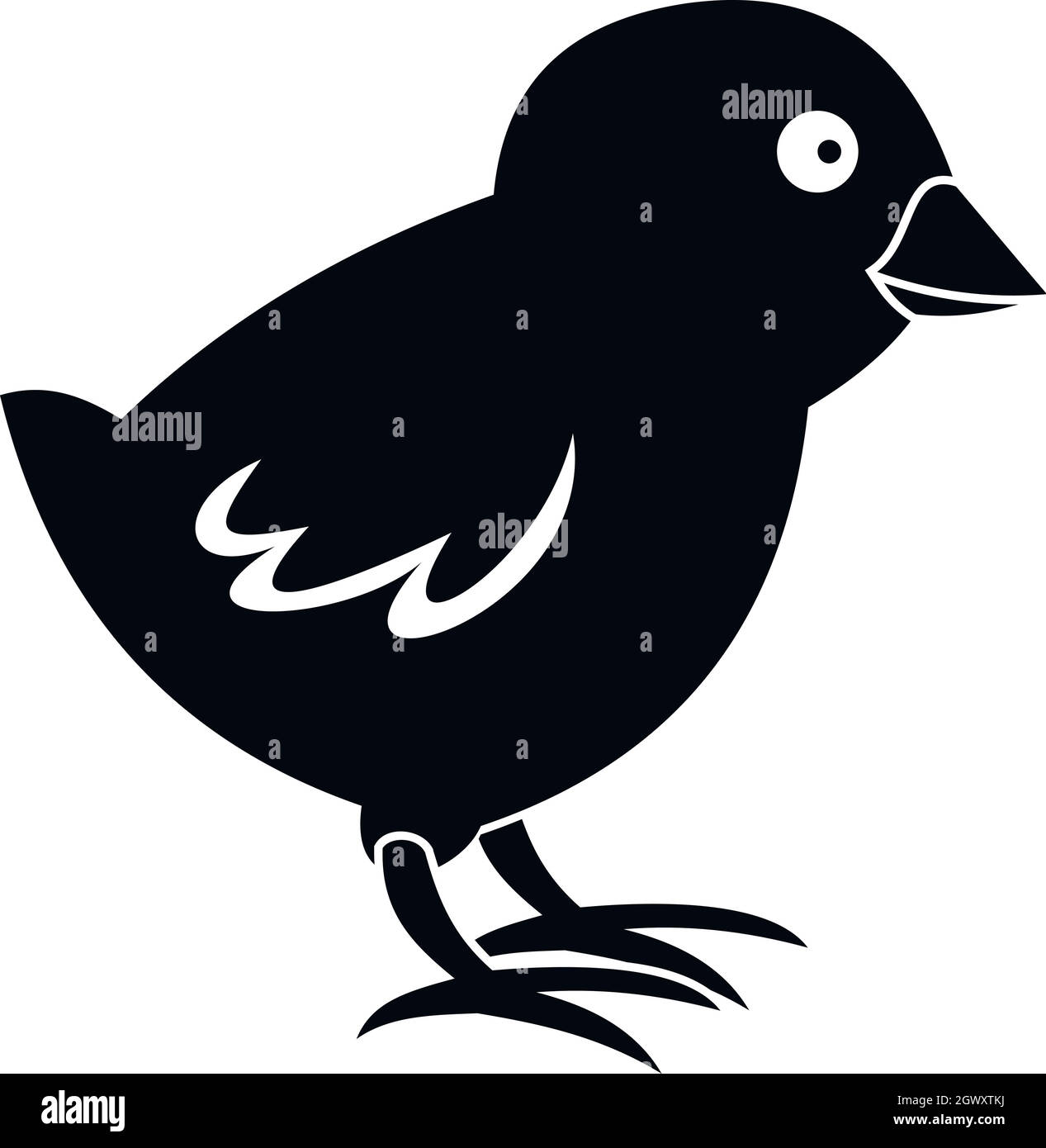 Black chick Stock Vector Images - Alamy