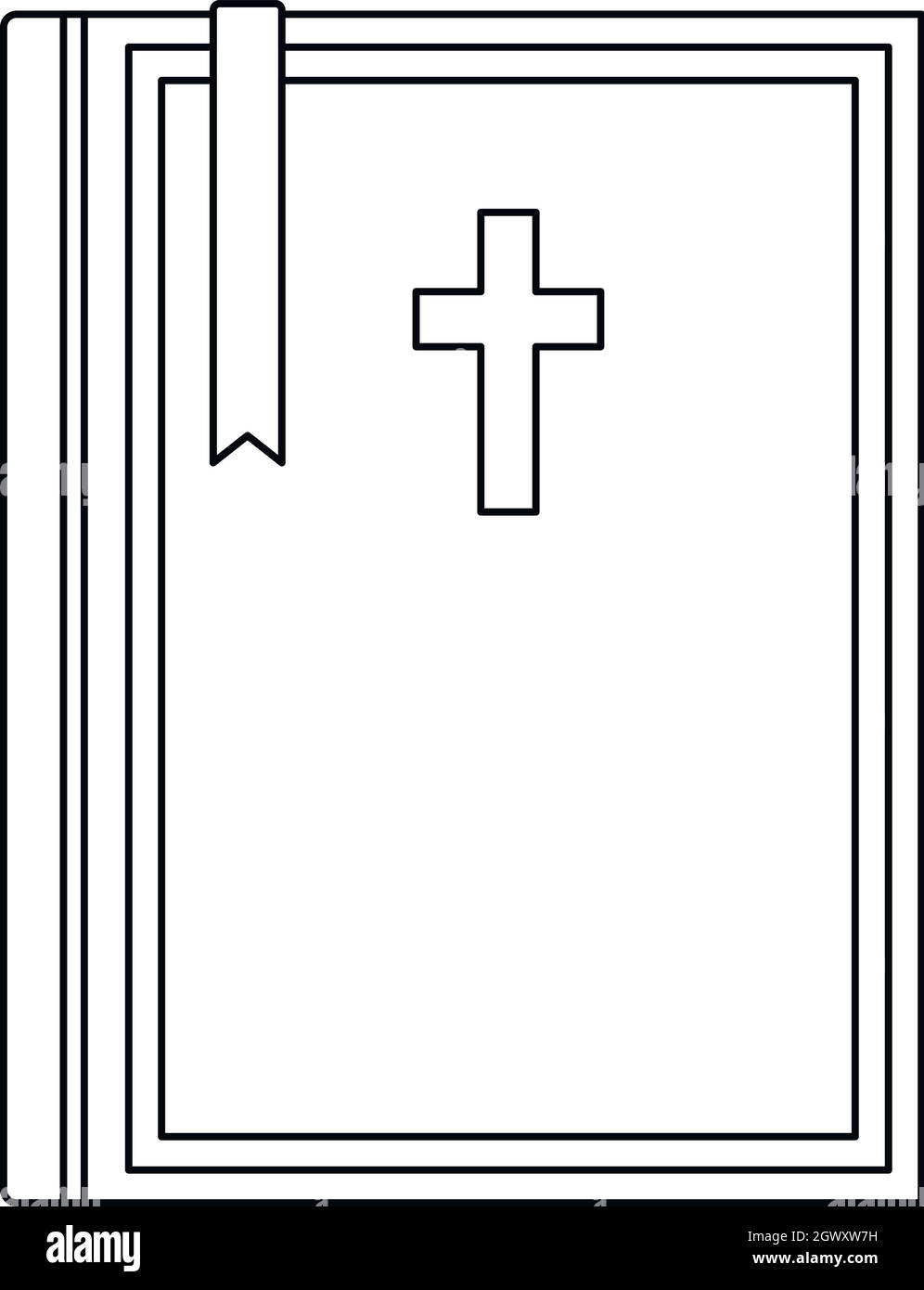 Bible icon , outline style Stock Vector Image & Art - Alamy