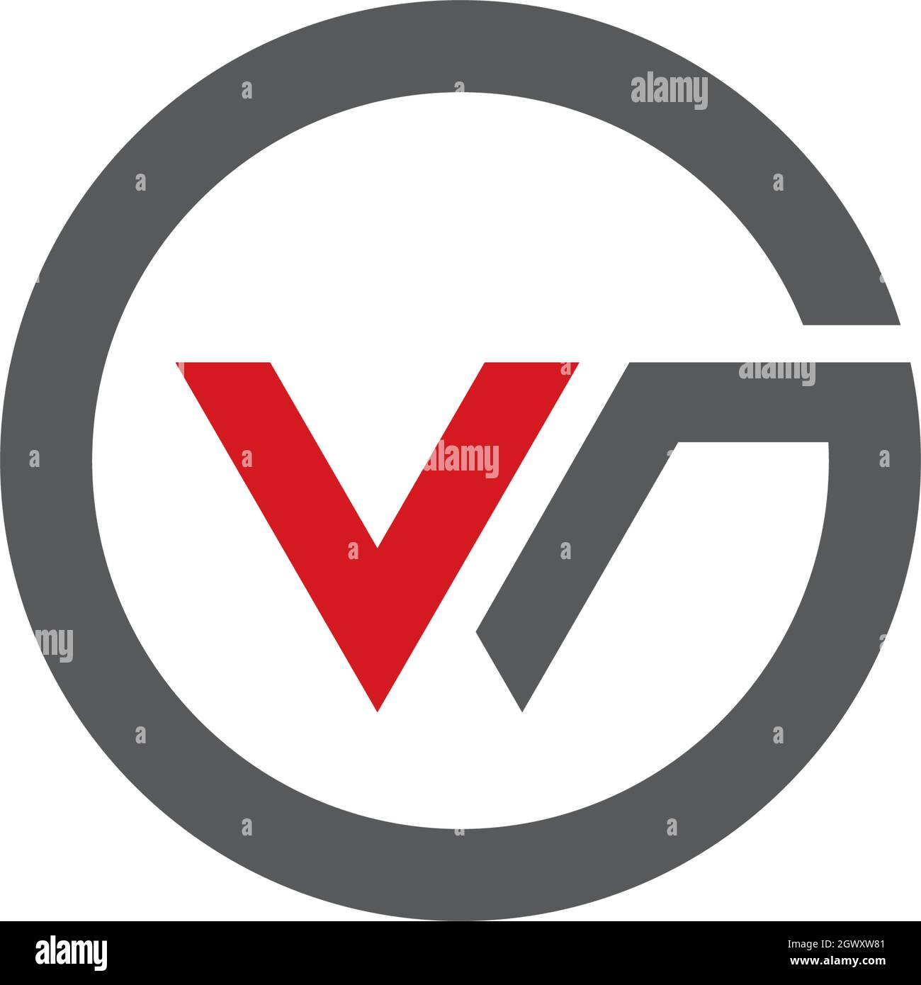 V w logo Stock Vector Images - Alamy