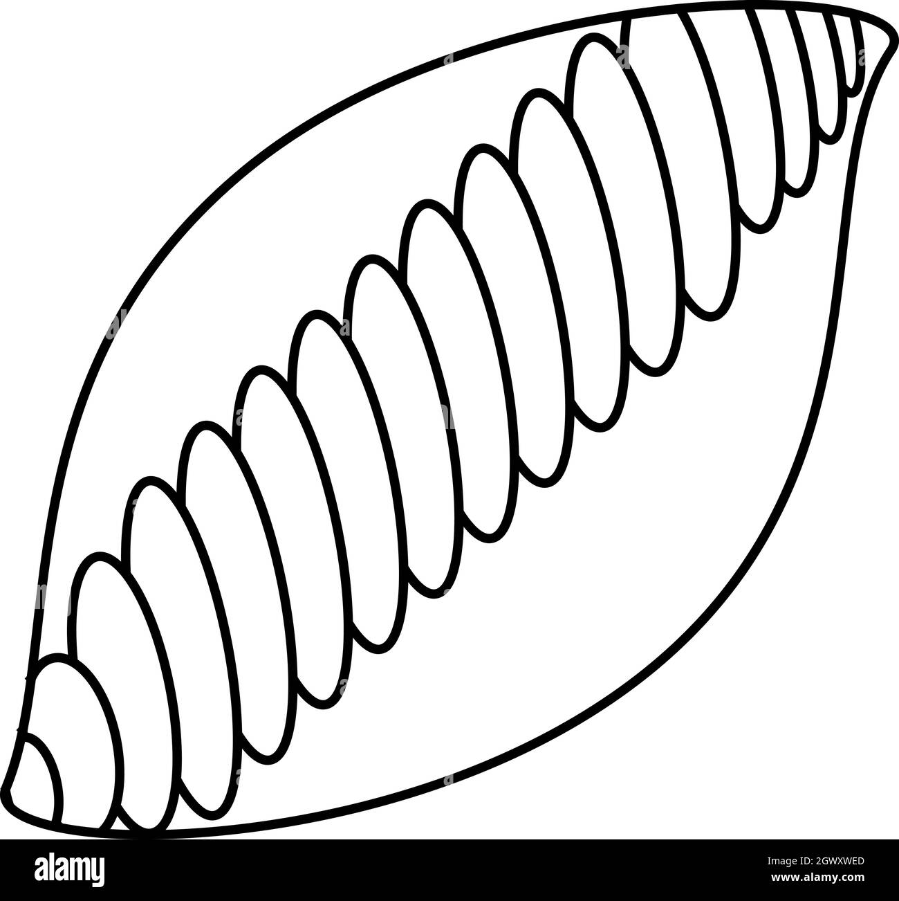 Bread outline vector icon Cut Out Stock Images & Pictures - Alamy