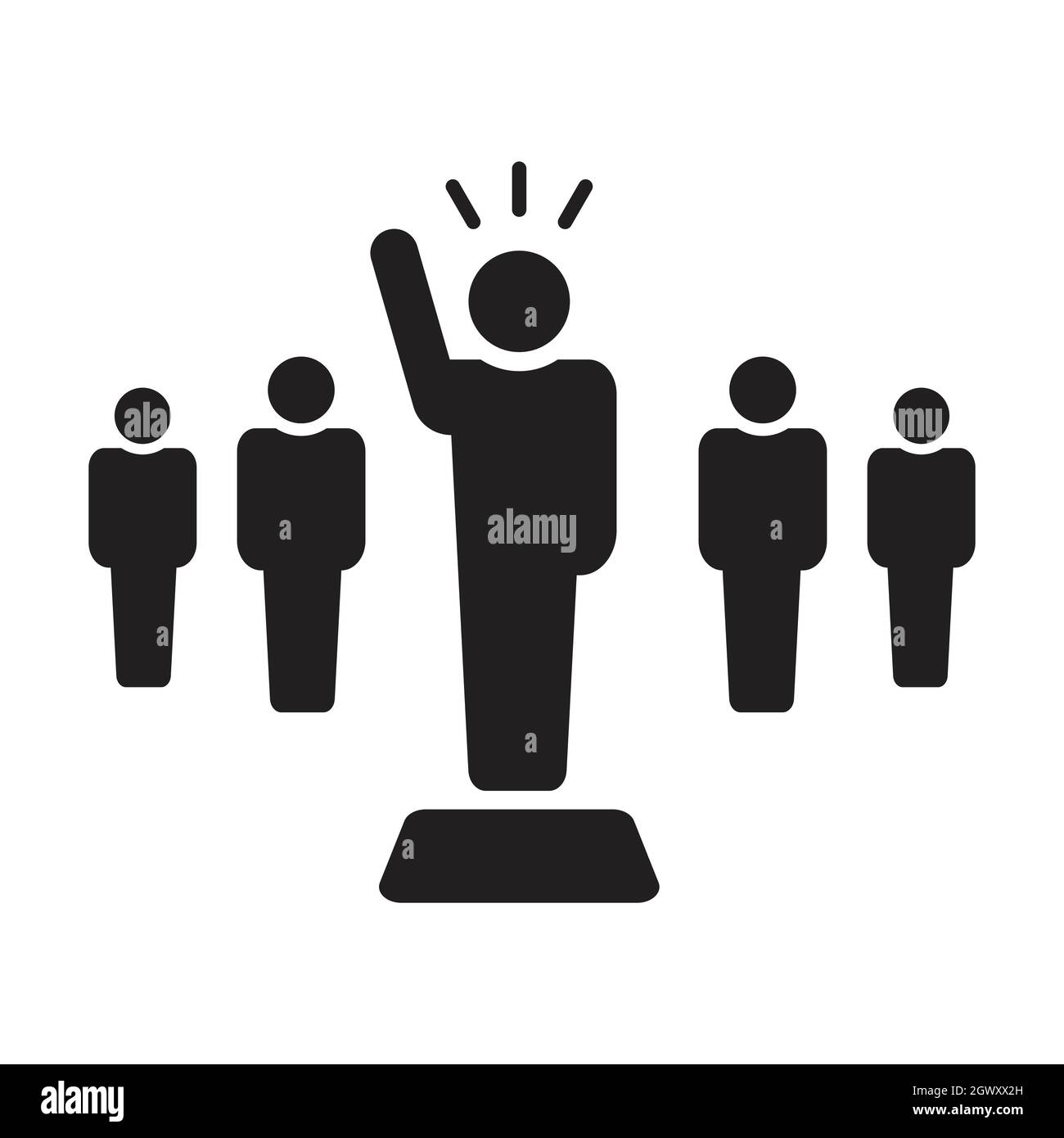 Leader icon vector for your website design, logo, app, UI. illustration ...