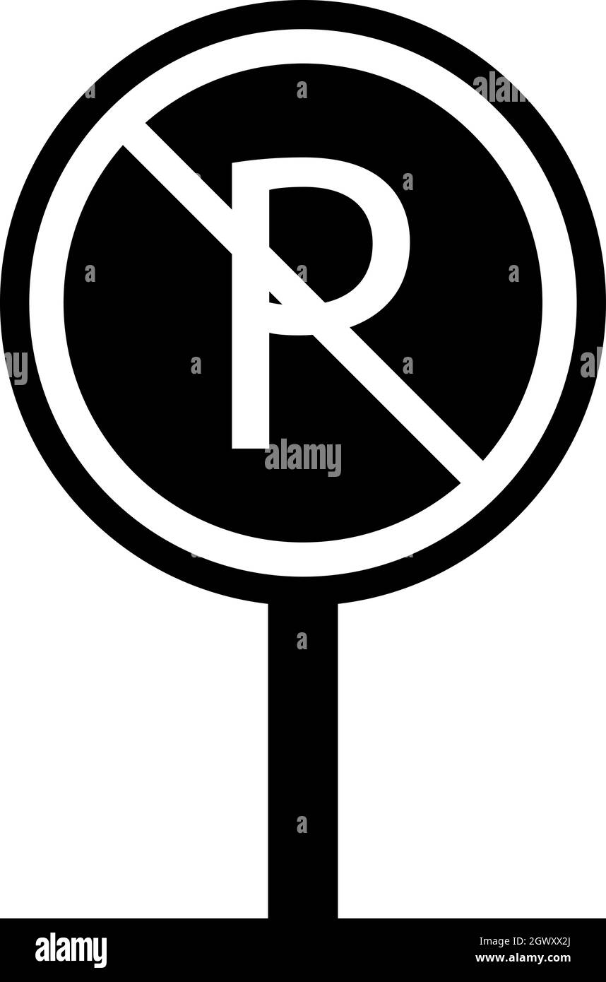 No parking icon , simple style Stock Vector Image & Art - Alamy