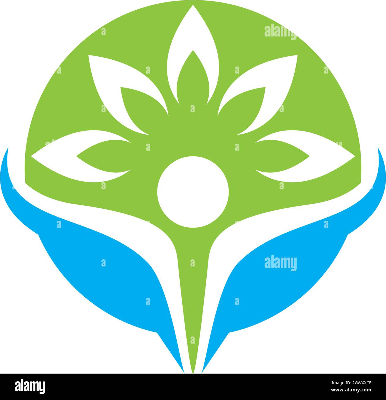 Fun people Healthy Life Logo template vector icon Stock Vector Image ...
