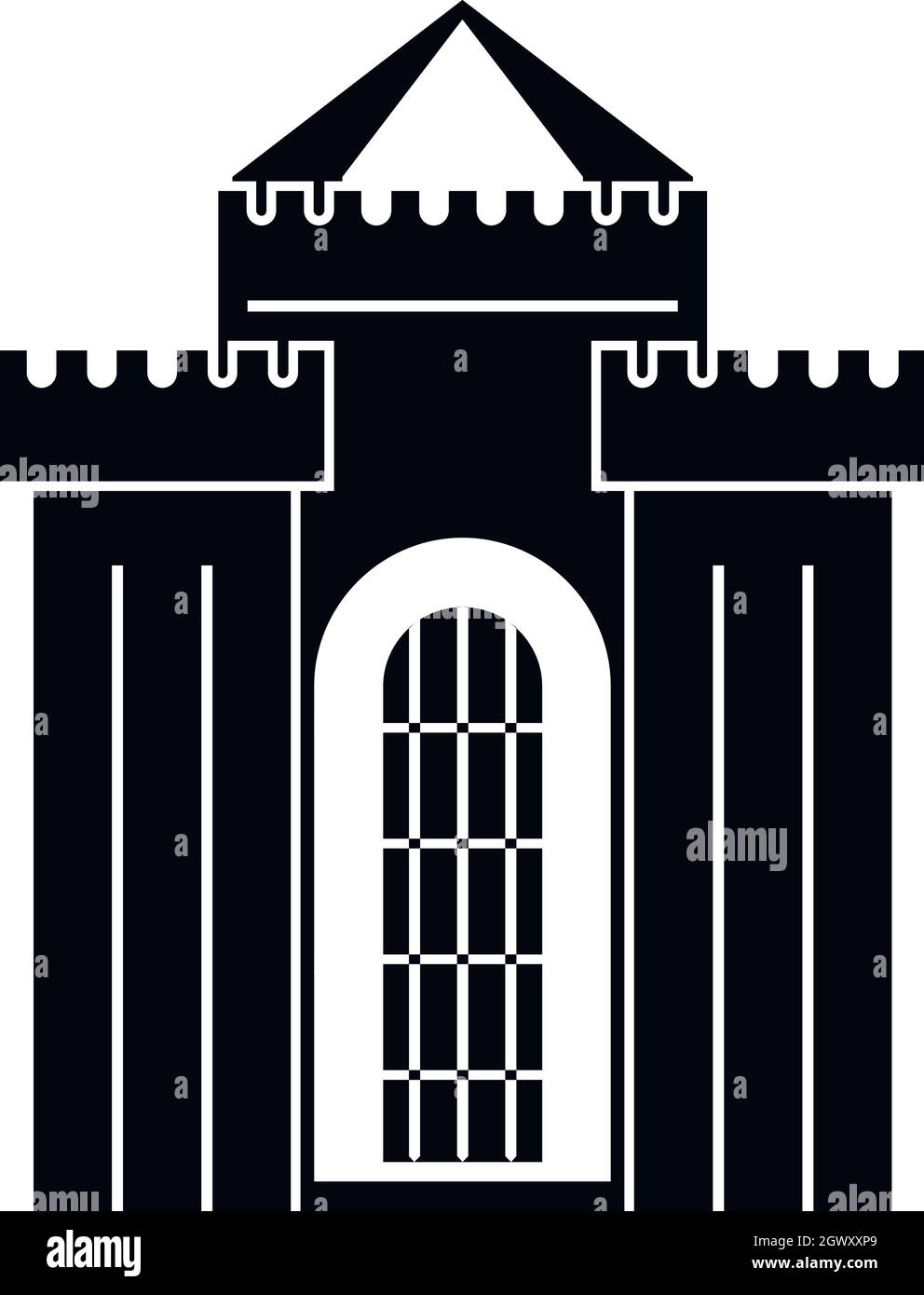 Famous travel landmark medieval Stock Vector Images - Alamy