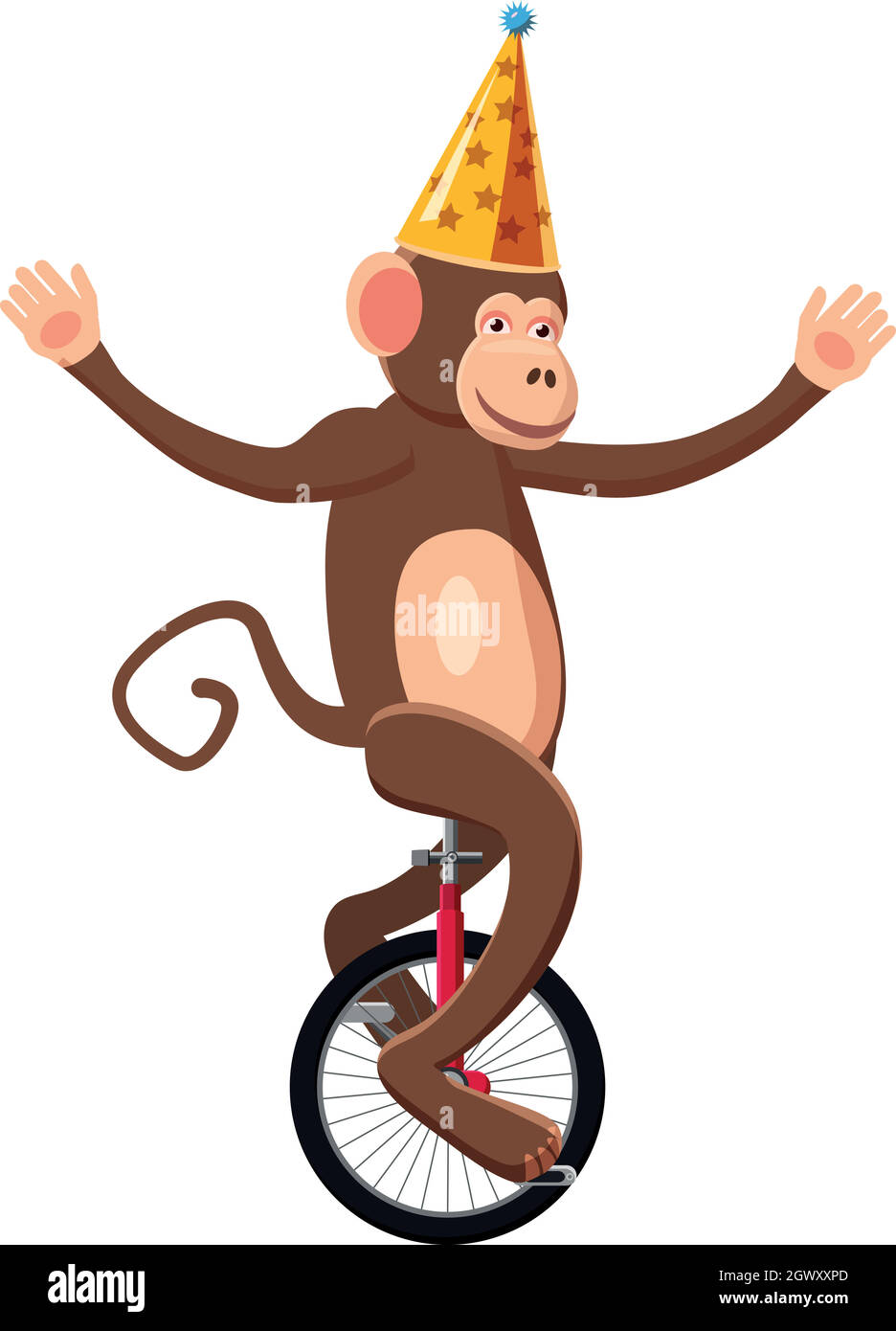 Circus monkey icon, cartoon style Stock Vector Image & Art - Alamy