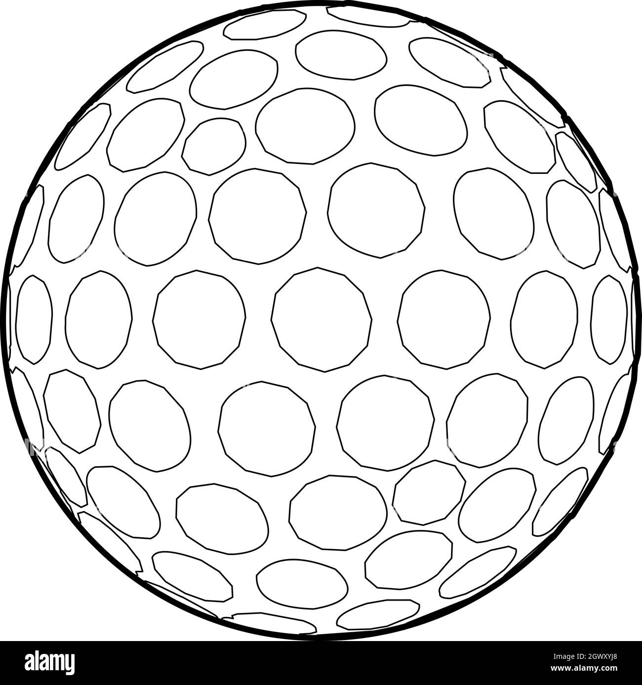 Golfing logo Black and White Stock Photos & Images - Alamy