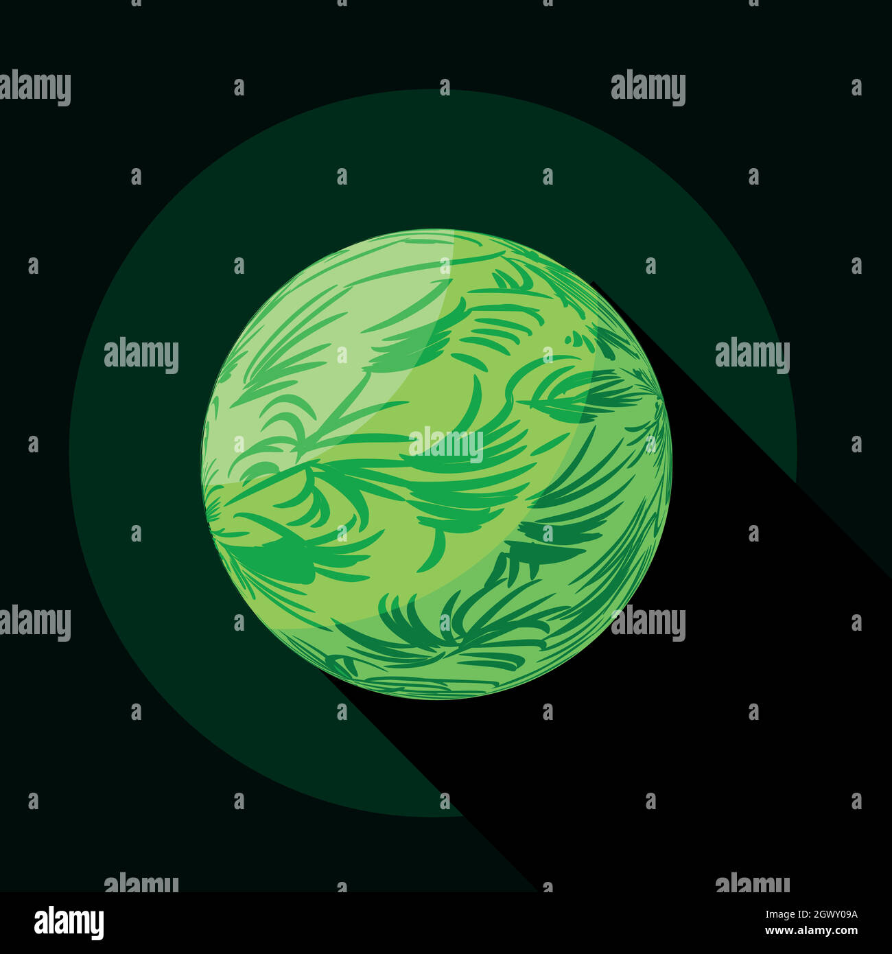 Green planet Stock Vector Images - Alamy