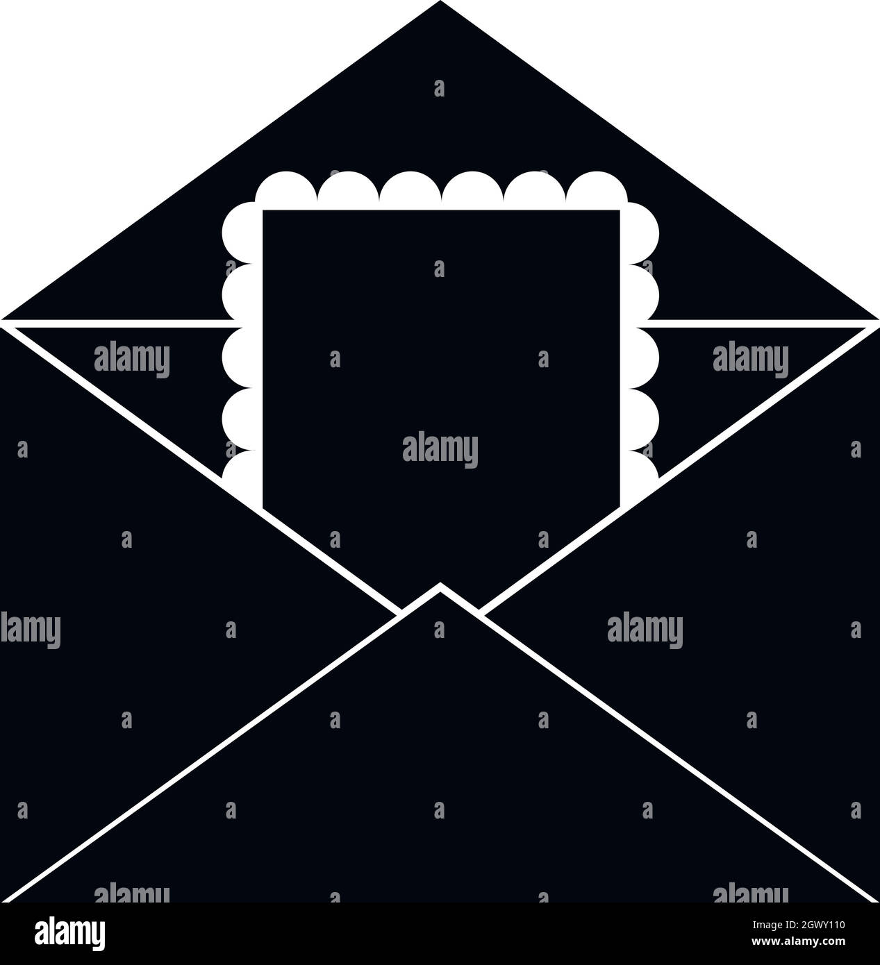 Romantic envelope Stock Vector Images - Alamy