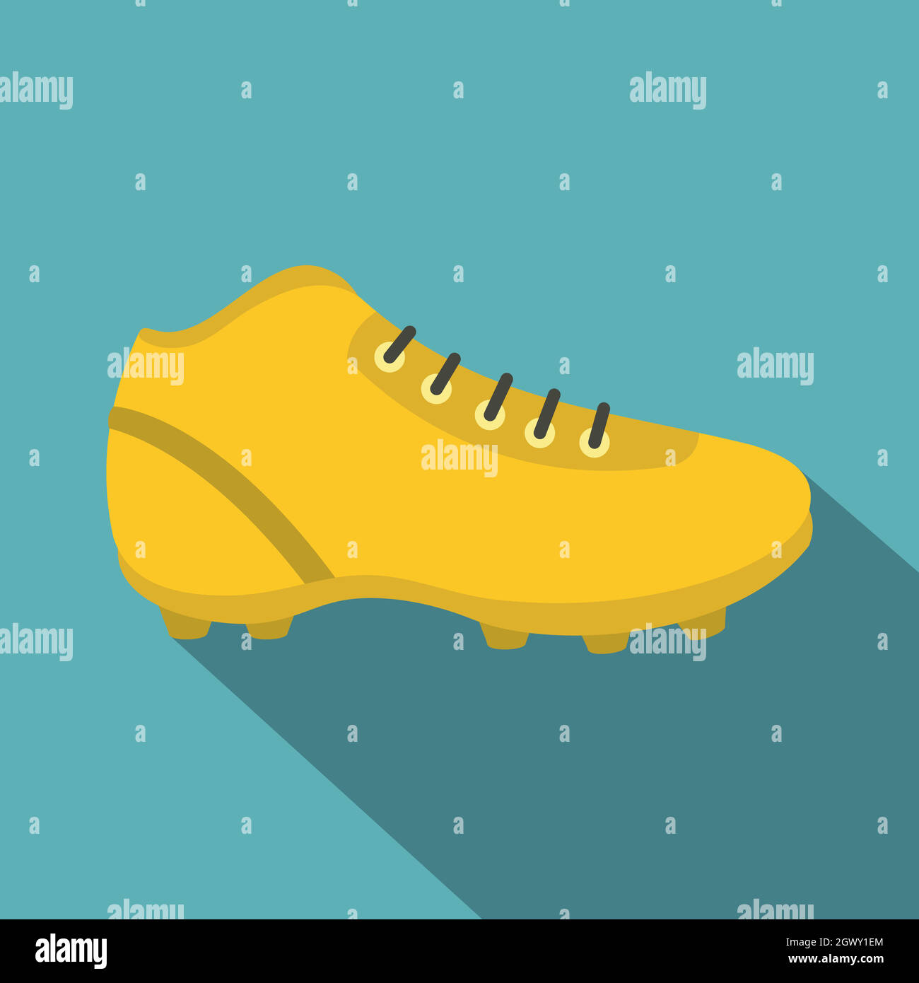 Flat Football Stock Vector Images Alamy