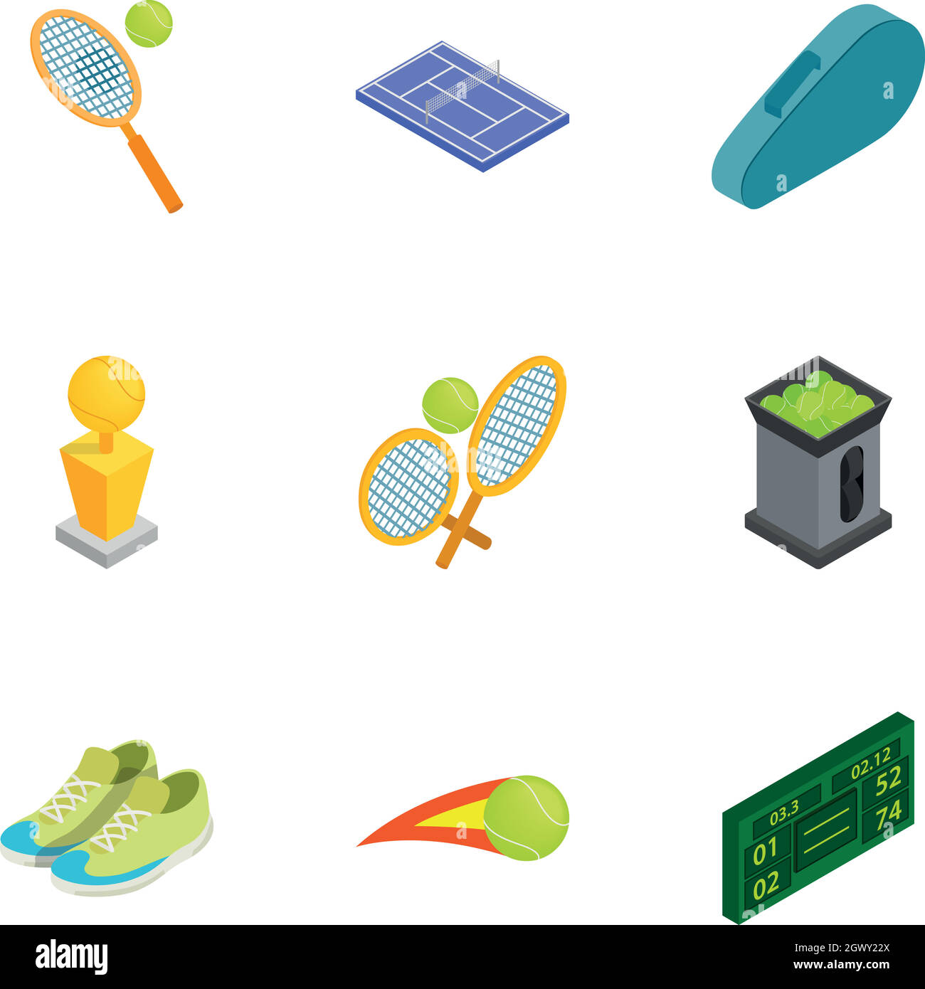 Tennis racket bag Cut Out Stock Images & Pictures - Alamy