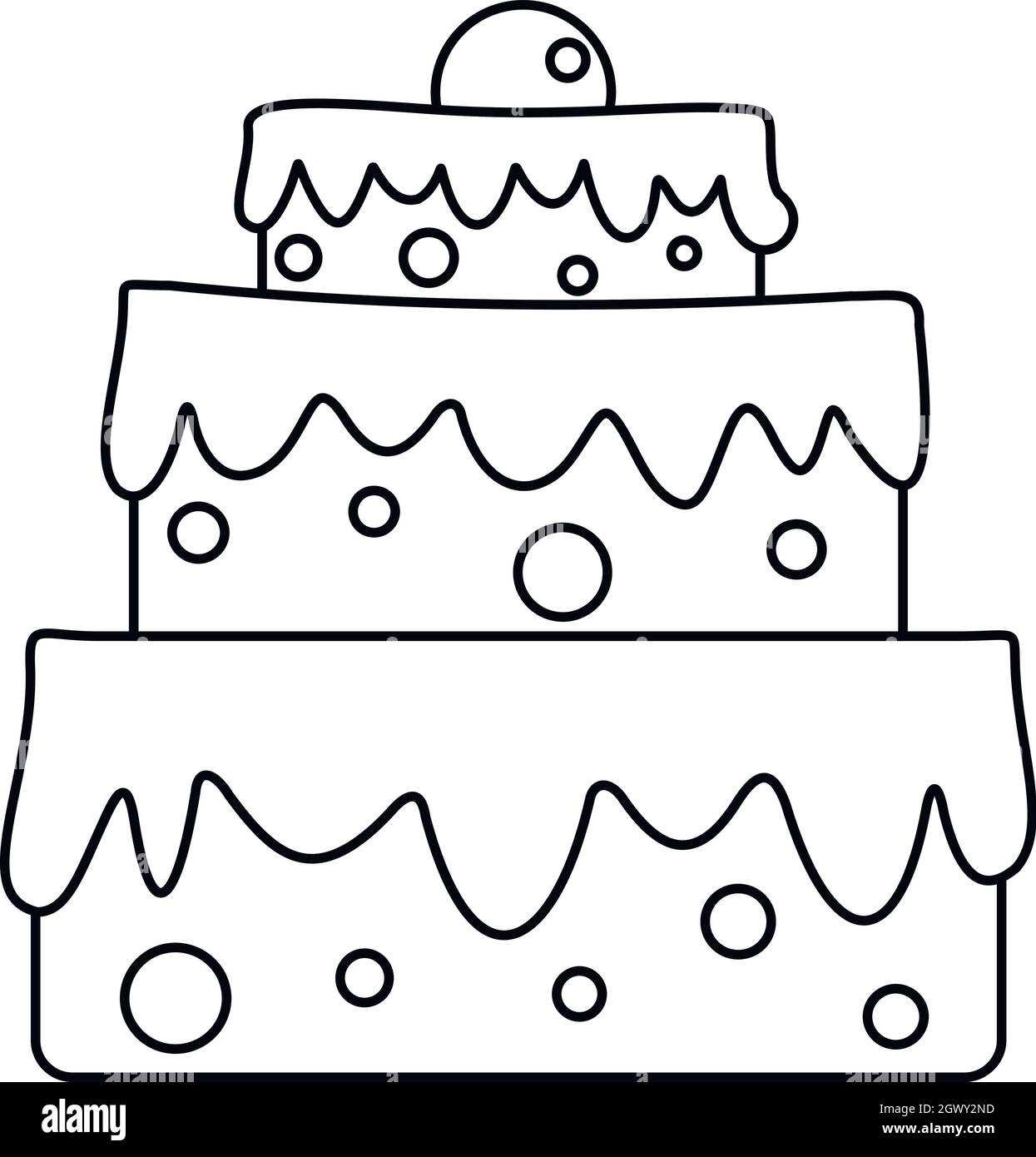 Baking pie line icon Stock Vector Images - Alamy