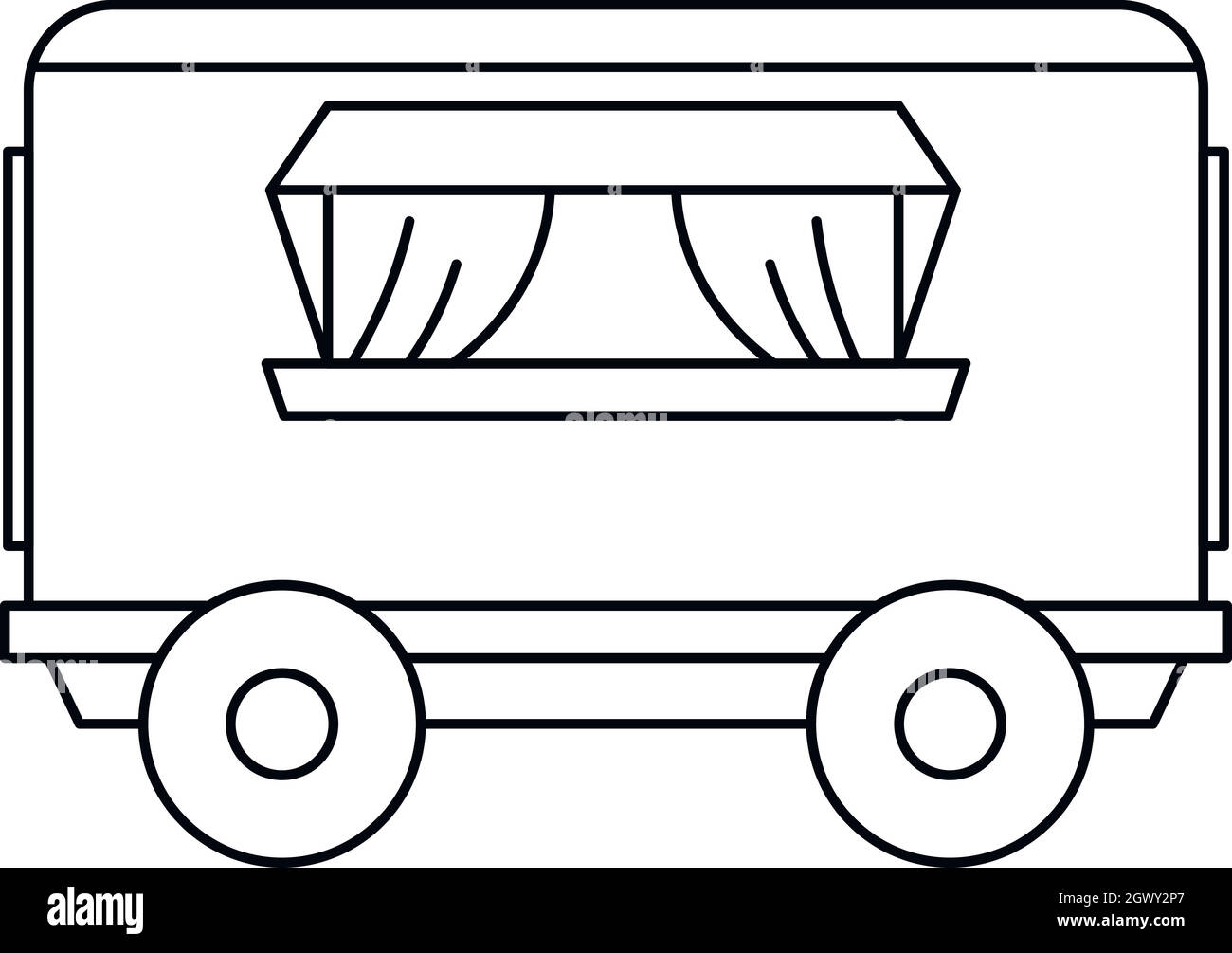 Street food stall ice Stock Vector Images - Alamy