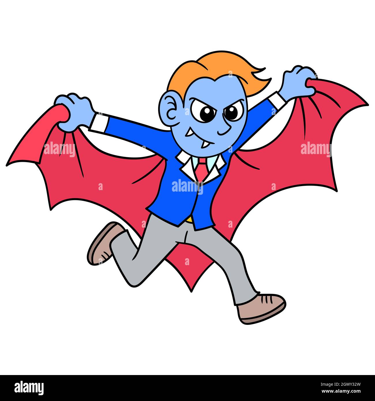 Halloween character head dracula Cut Out Stock Images & Pictures - Alamy