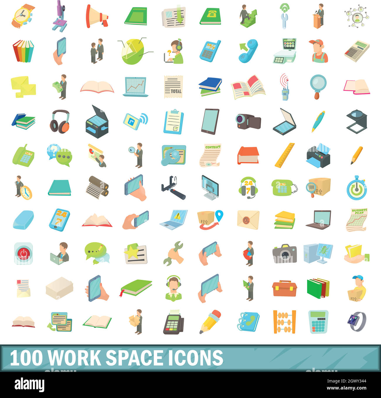 Technology work space Stock Vector Images - Alamy