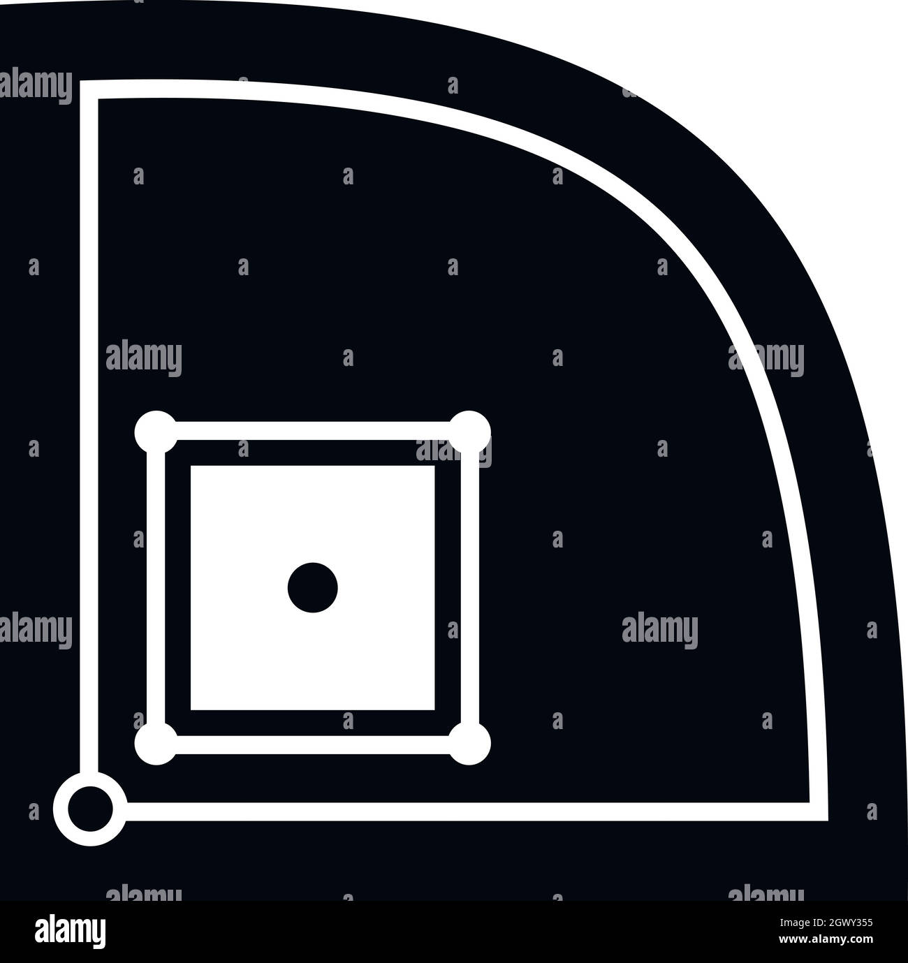 Baseball field icon, simple style Stock Vector Image & Art - Alamy