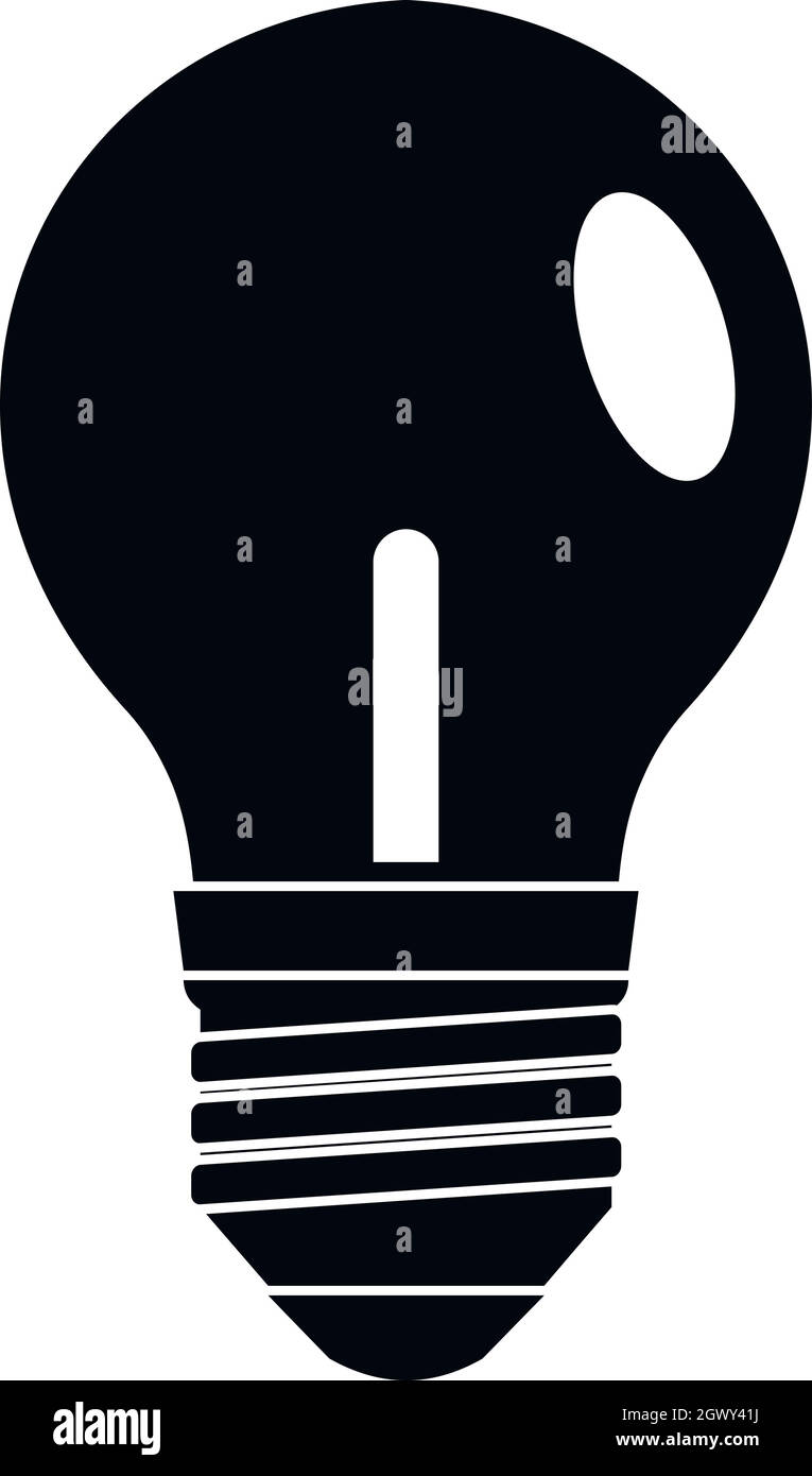 Light bulb icon, simple style Stock Vector Image & Art - Alamy