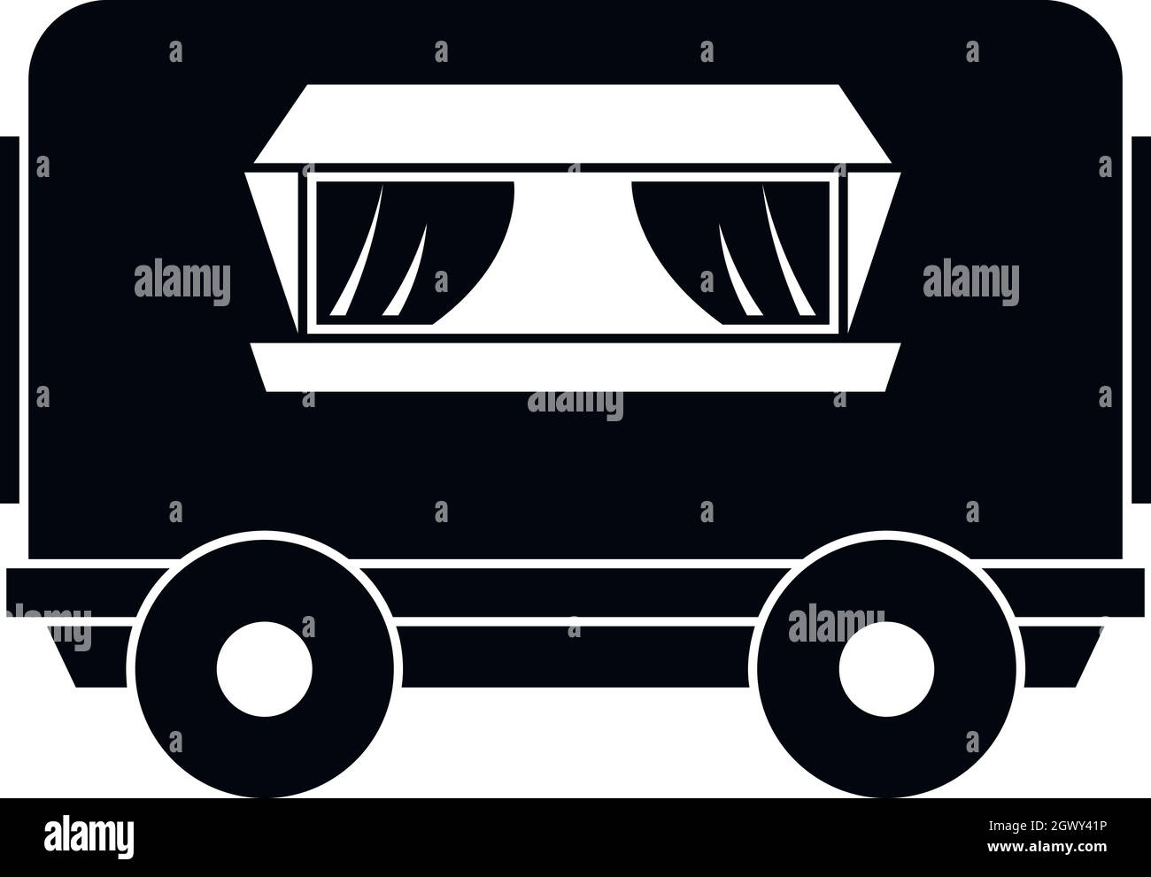Food trailer icon, simple style Stock Vector Image & Art - Alamy