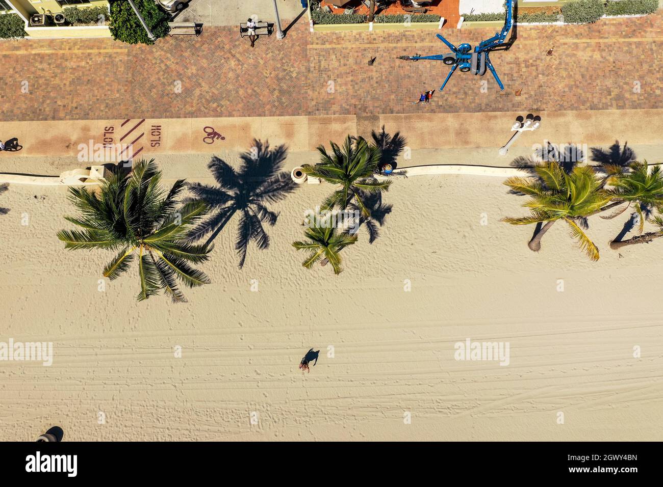 Aerial View Of A Beach Stock Photo - Alamy