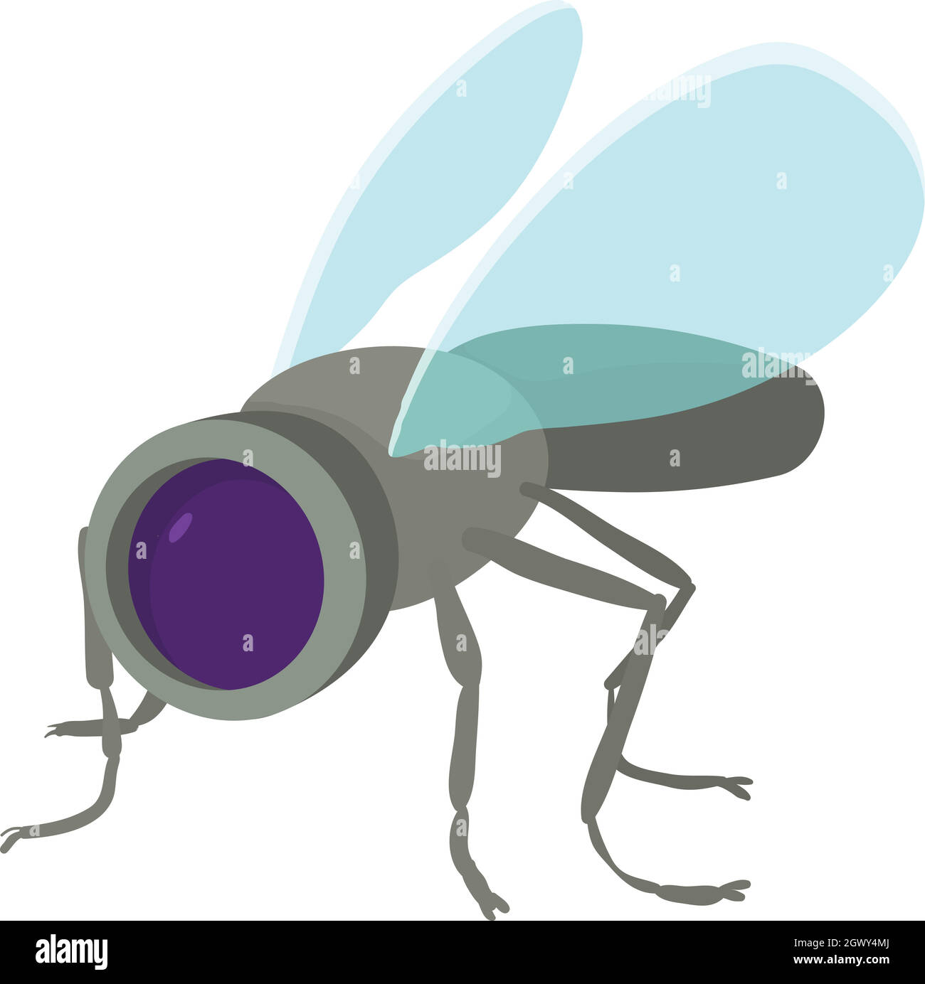 Spy fly icon, cartoon style Stock Vector Image & Art - Alamy