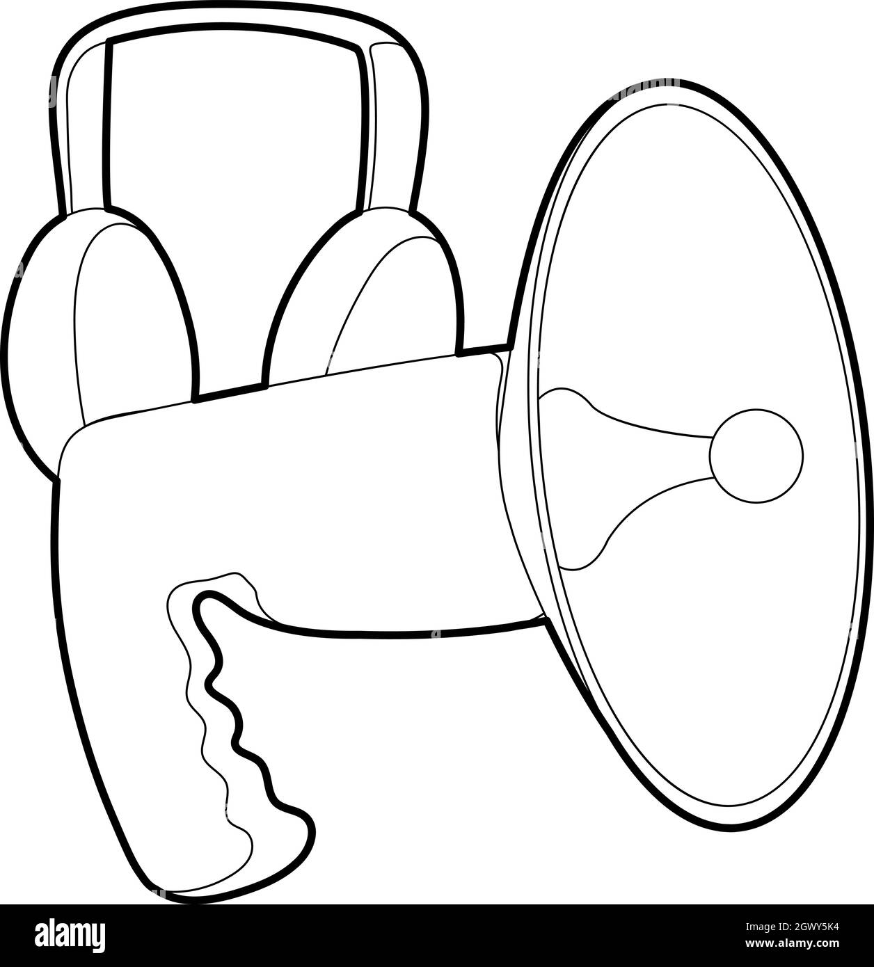 Play button outline vector Cut Out Stock Images & Pictures - Alamy