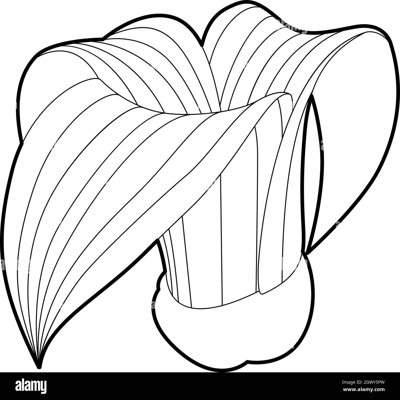 Big plant icon, outline style Stock Vector Image & Art - Alamy