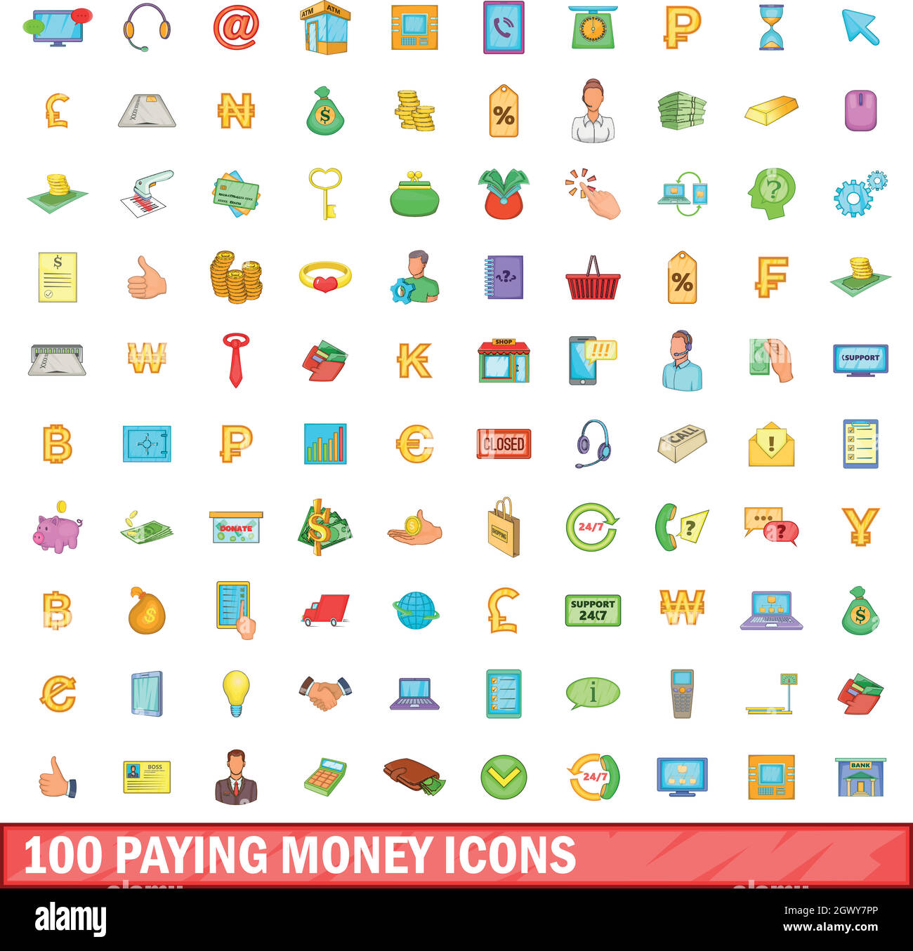 Money icons Stock Vector Images - Alamy