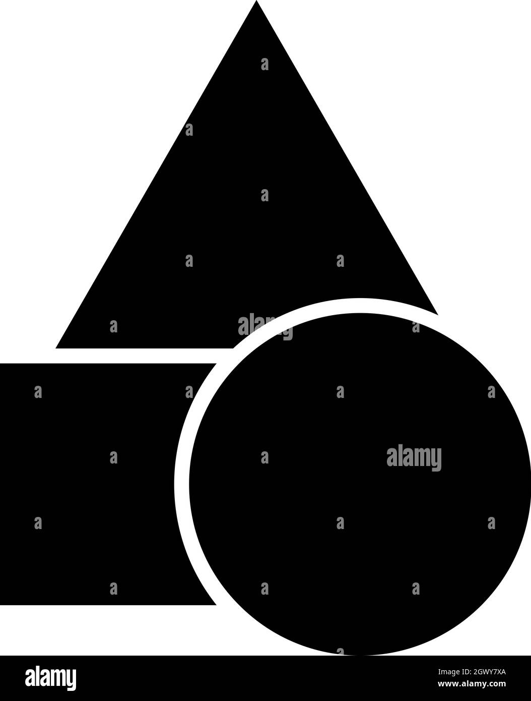 Toy pyramid icon simple hi-res stock photography and images - Alamy