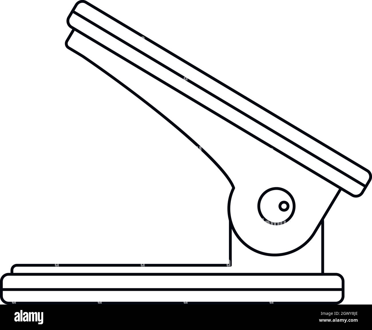 View paper icon outline Stock Vector Images - Alamy